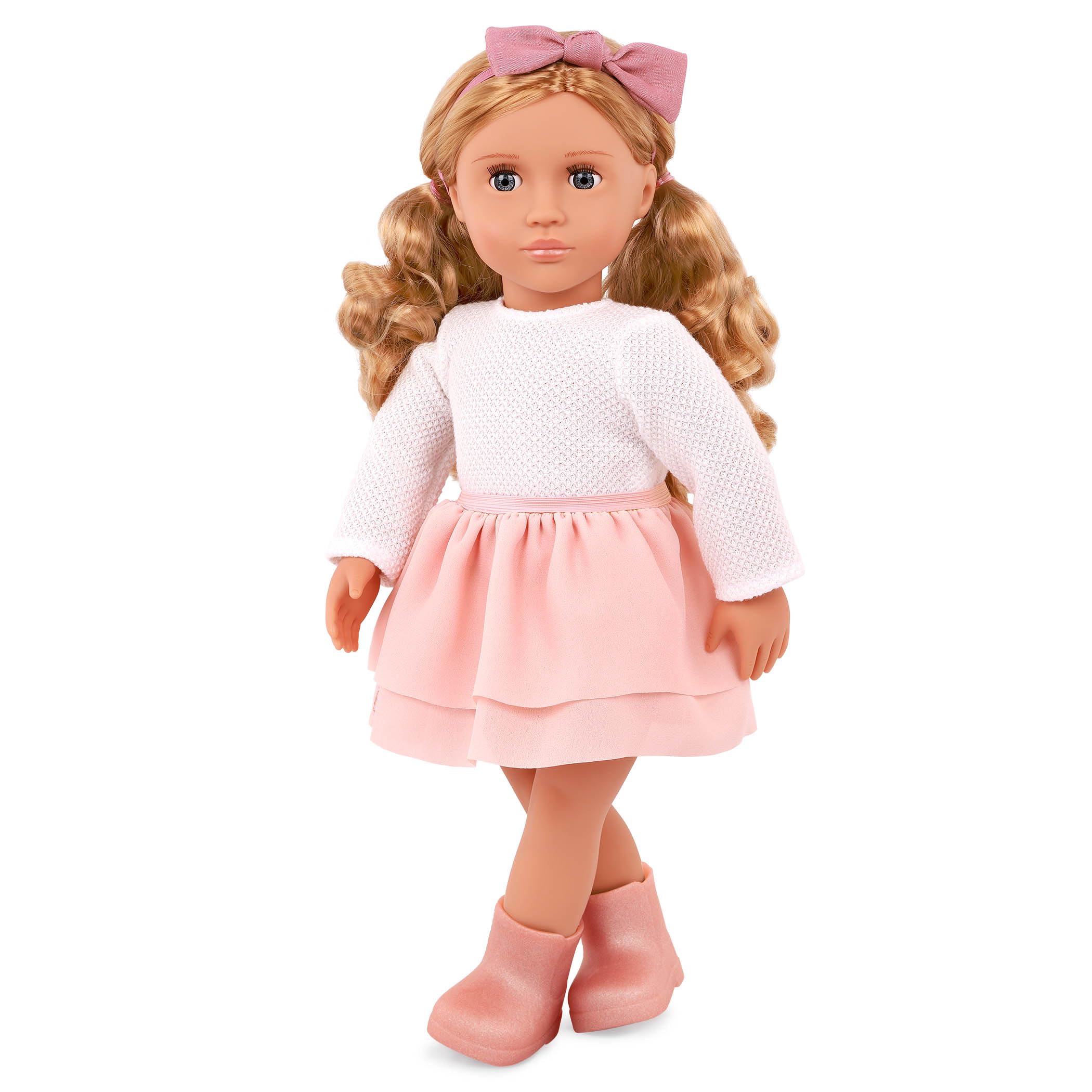 Our Generation – 18-inch Fashion Doll – Lifelike Grey Eyes & Wavy ...