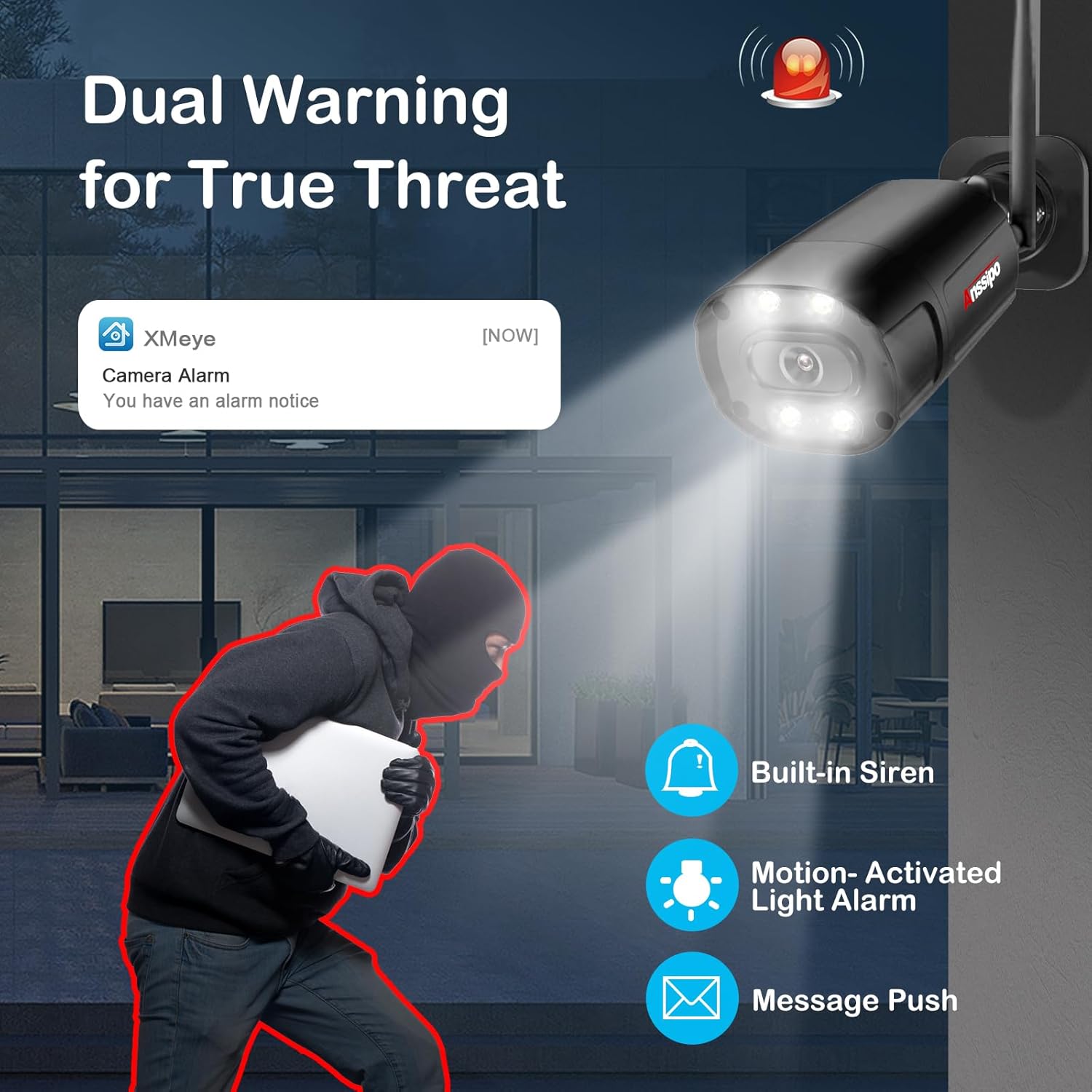 Anspo Wireless Security Camera System, 1080P HD, 4CH Nepal | Ubuy