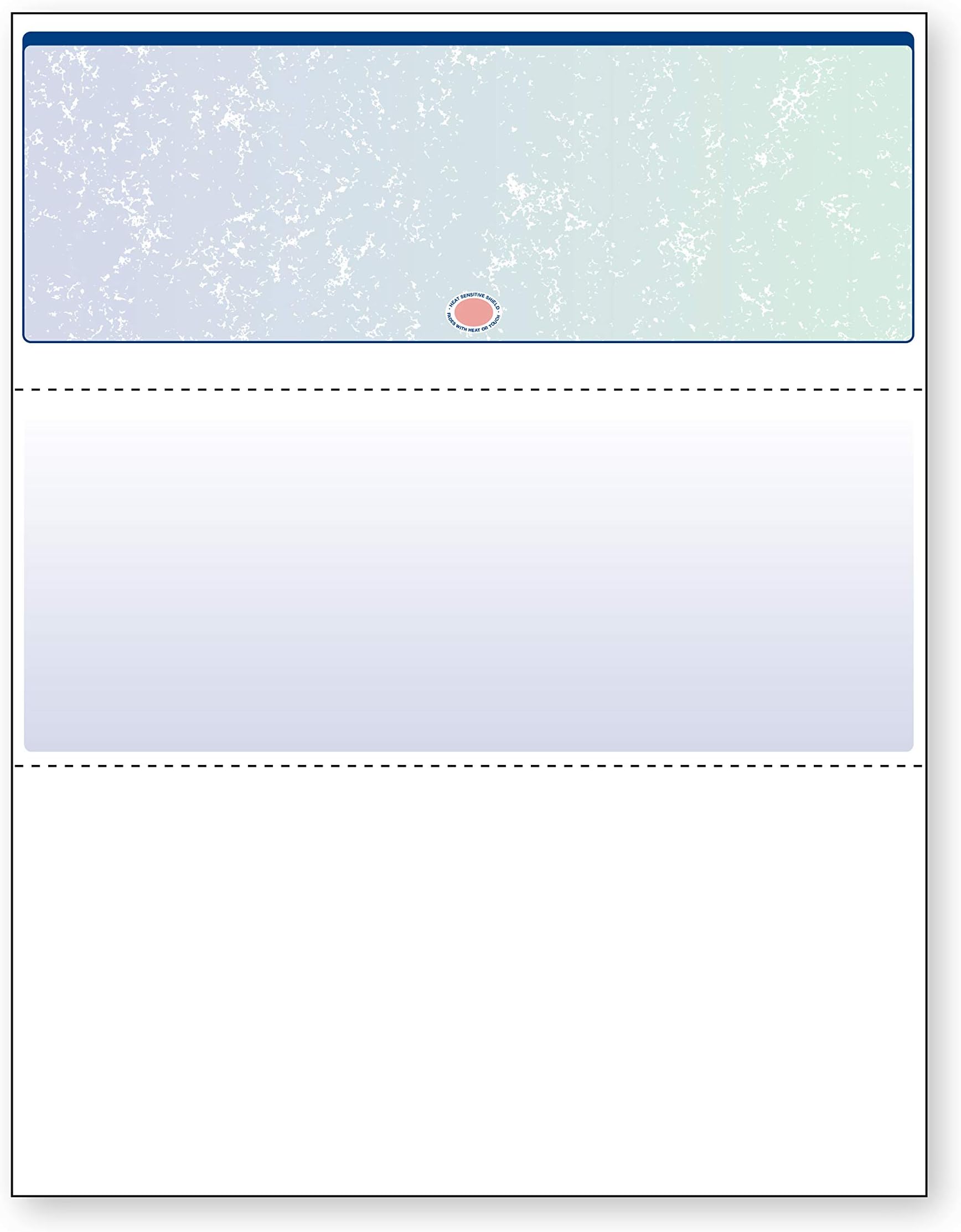 Amazon.com : CheckOMatic Computer Check Paper - 100 Pack - Top Blank ...