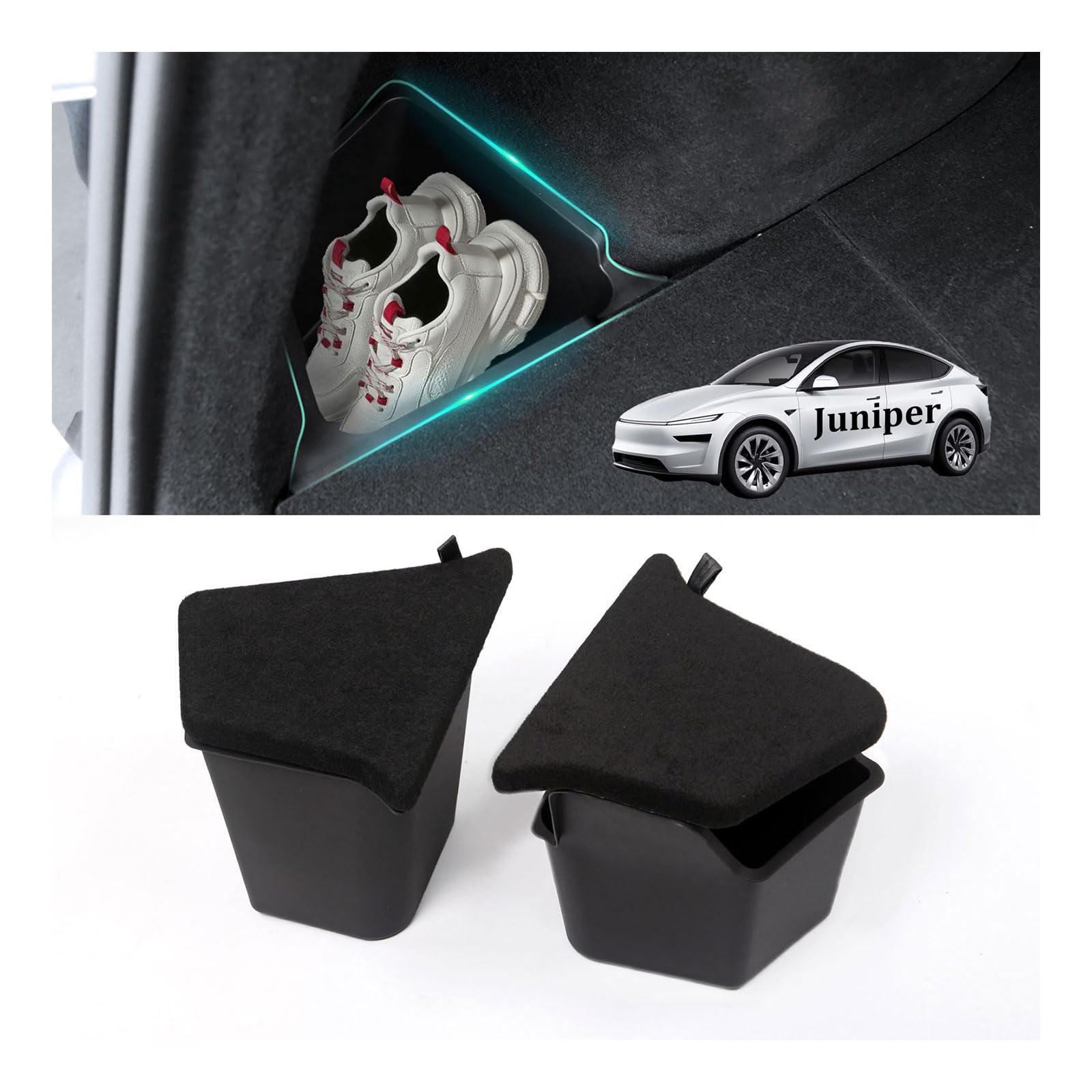 Model Y Juniper Trunk Storage Tesla Accessories Trunk Storage Bins ...