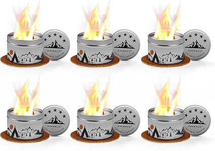 Amazon.com : 6 Packs of Portable Campfire Mini Fire Pit S'Mores Maker ...