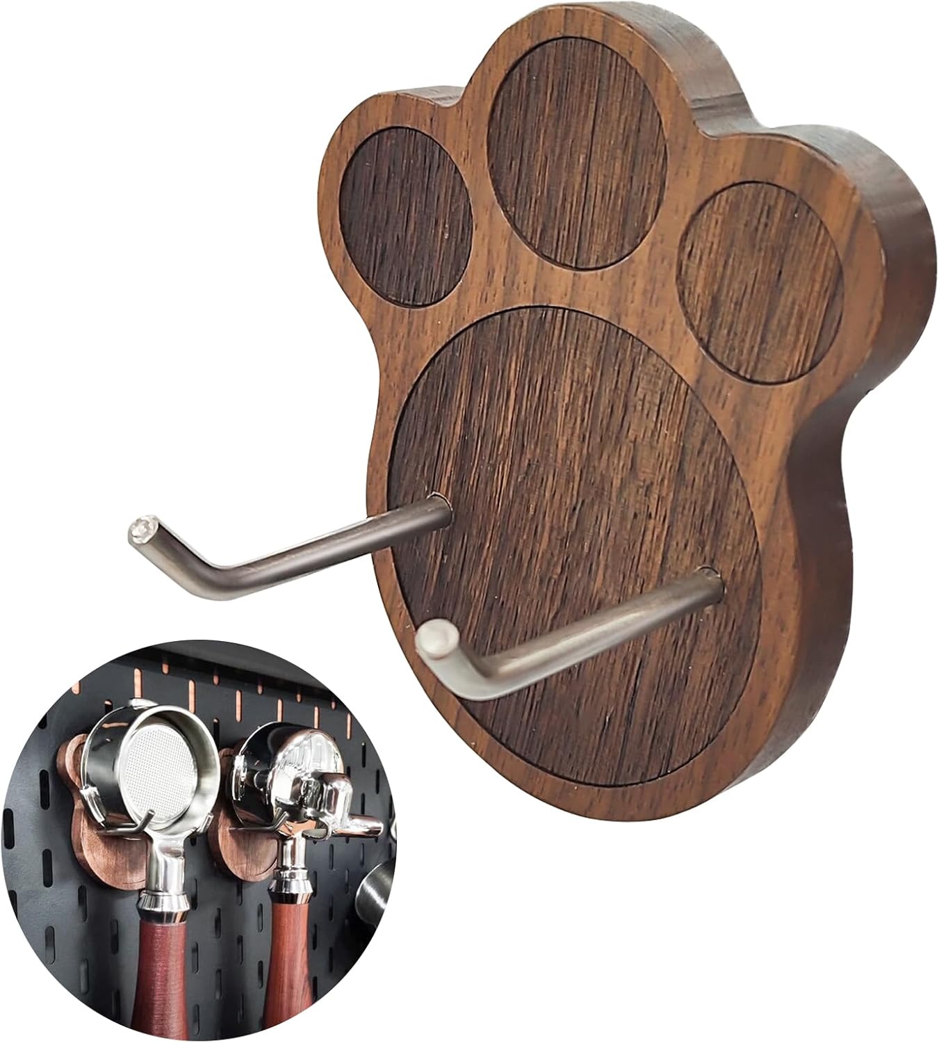 Amazon.com: Espresso Portafilter Holder,coffee Portafilter Wall Mount ...