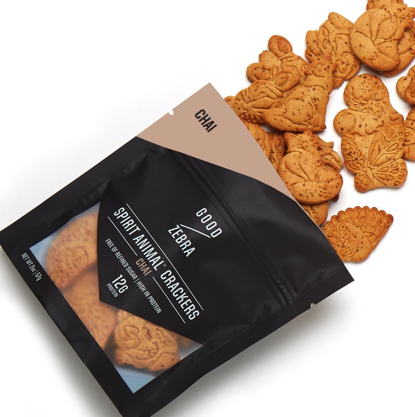 Amazon.com : Good Zebra- 12 Pack High Protein Cookie Snack Crackers ...