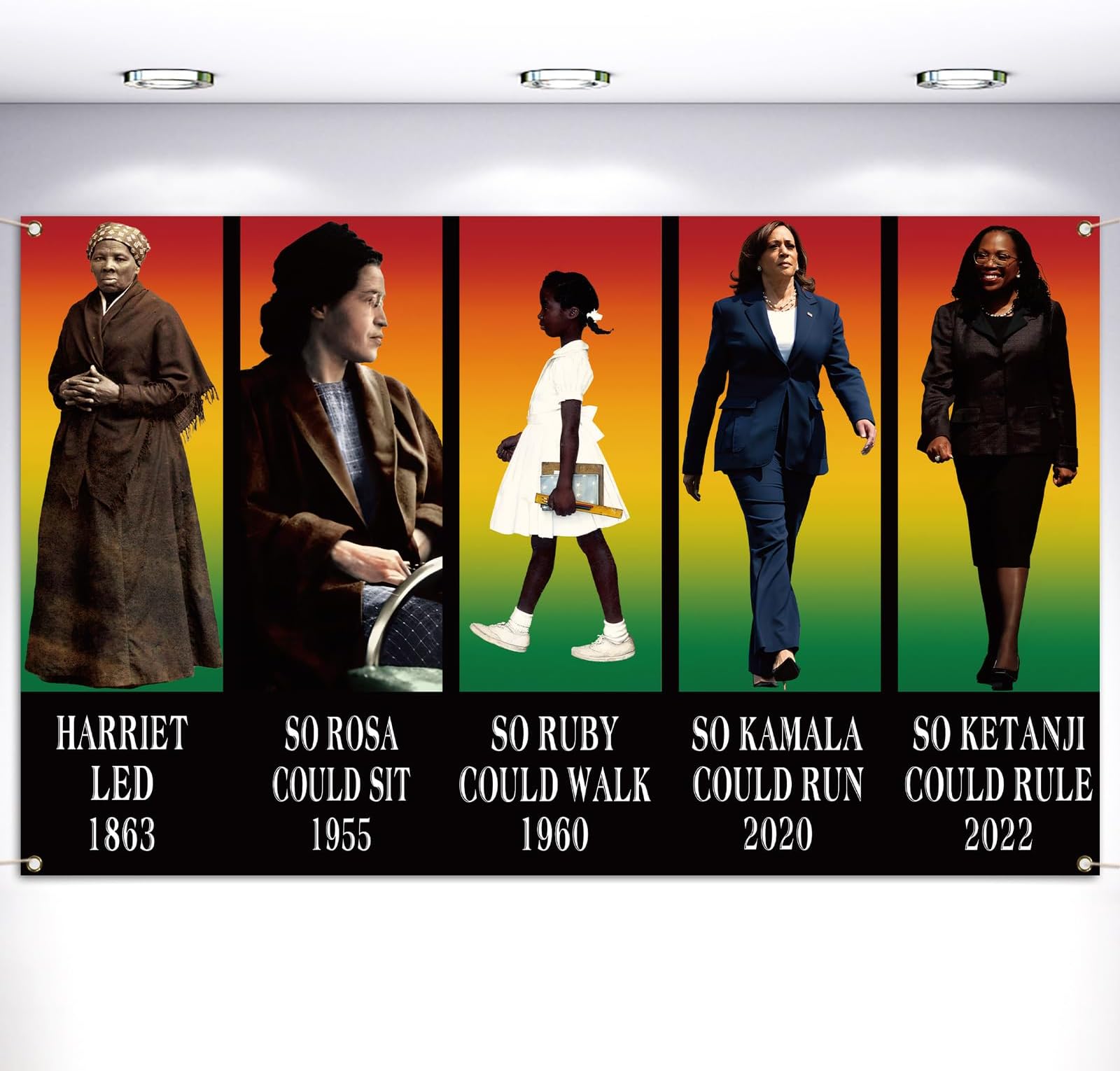 Amazon.com: Vohado Black History Month Photo Booth Backdrop Juneteenth ...