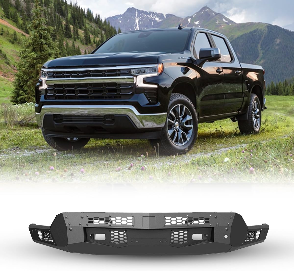 Amazon.com: AUTOWIKI Front Bumper for 2022 2023 2024 2025 Chevy ...