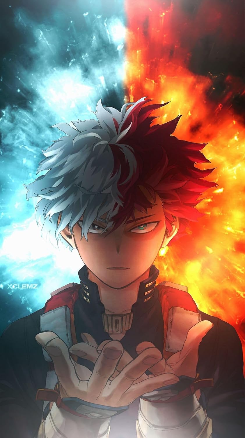My Hero Academia Shoto Todoroki Poster 300 GSM 12x18 Unframed ...