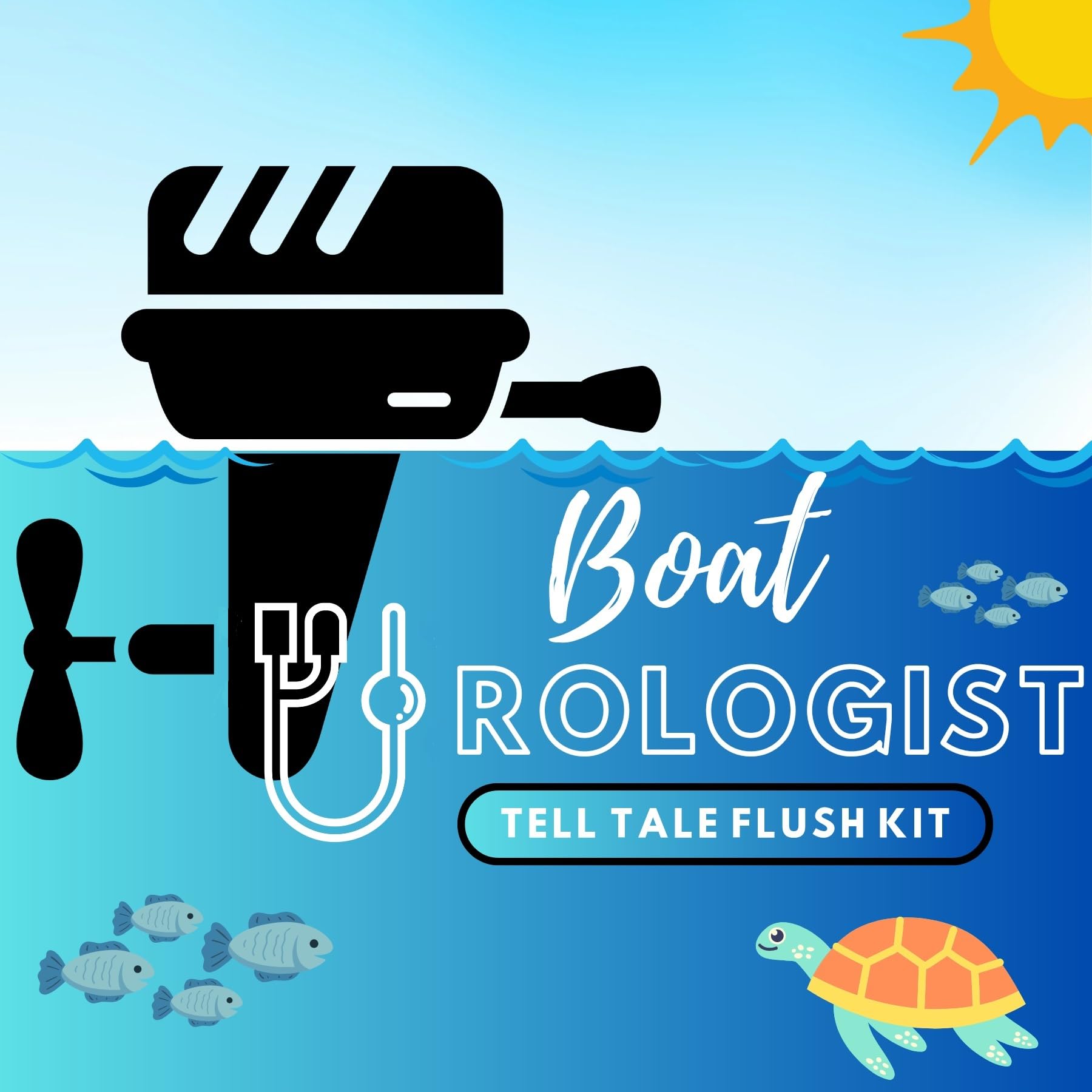 Outboard Engine Maintenance Boat Urologist Tell Tale Flush Kit For ...