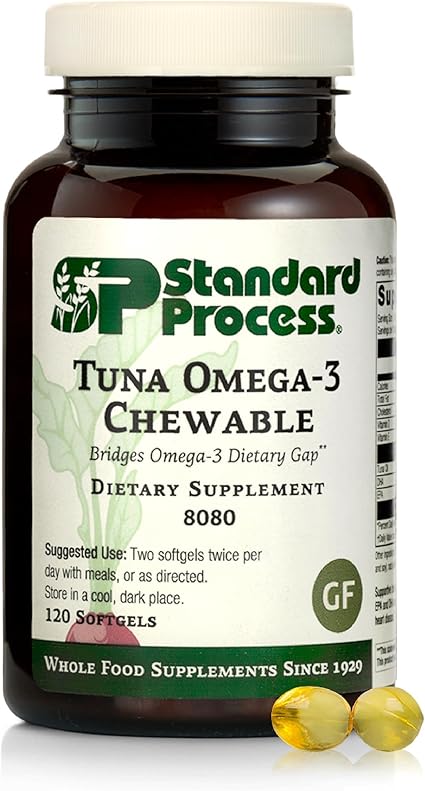 Amazon.com: Standard Process Tuna Omega-3 Chewable - Fish Oil ...