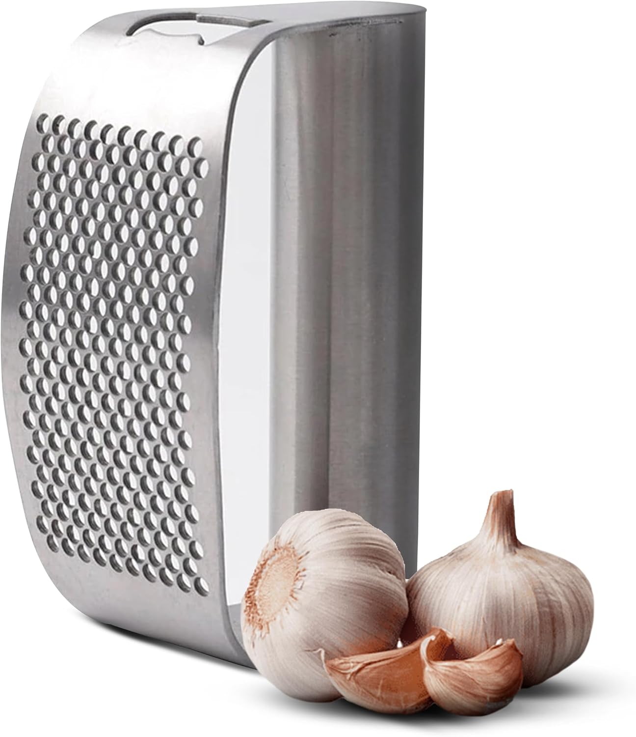 PRIMES Garlic Press, Stainless Steel Crusher Presser Kitchen Garlic ...