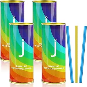 SAISN Easy Flow Drain Cleaner Sticks [4 Bucket x 14 Pcs] Kitchen Sink ...