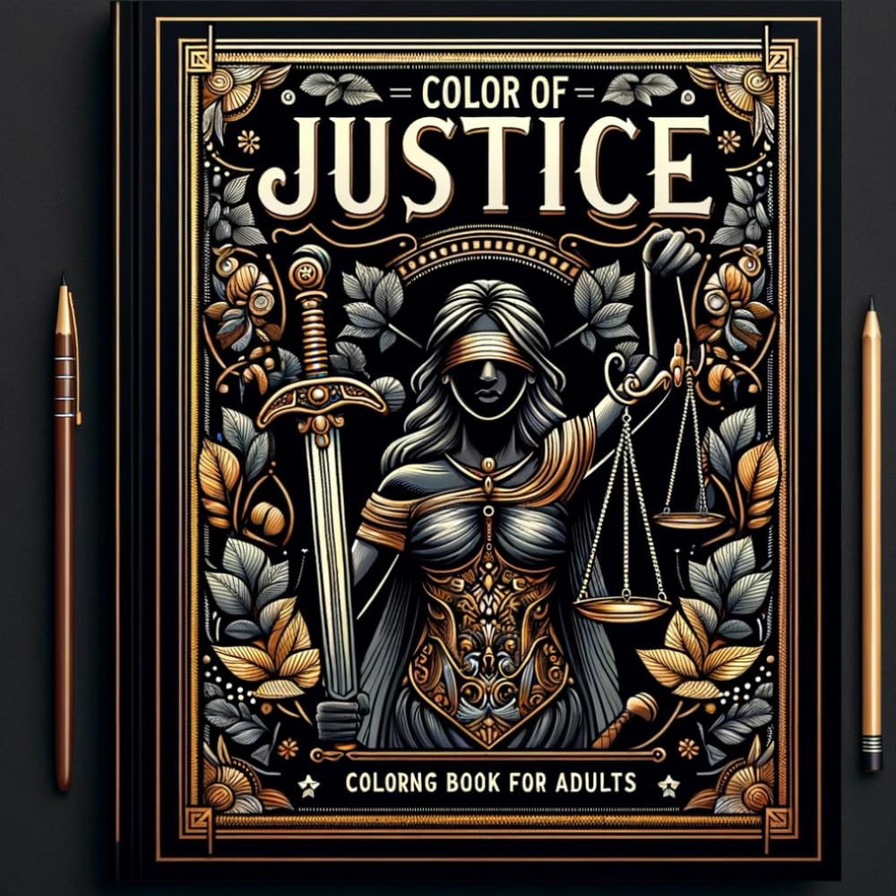 Amazon.com: Color of Justice: A Law-Themed Coloring Book for Adults ...