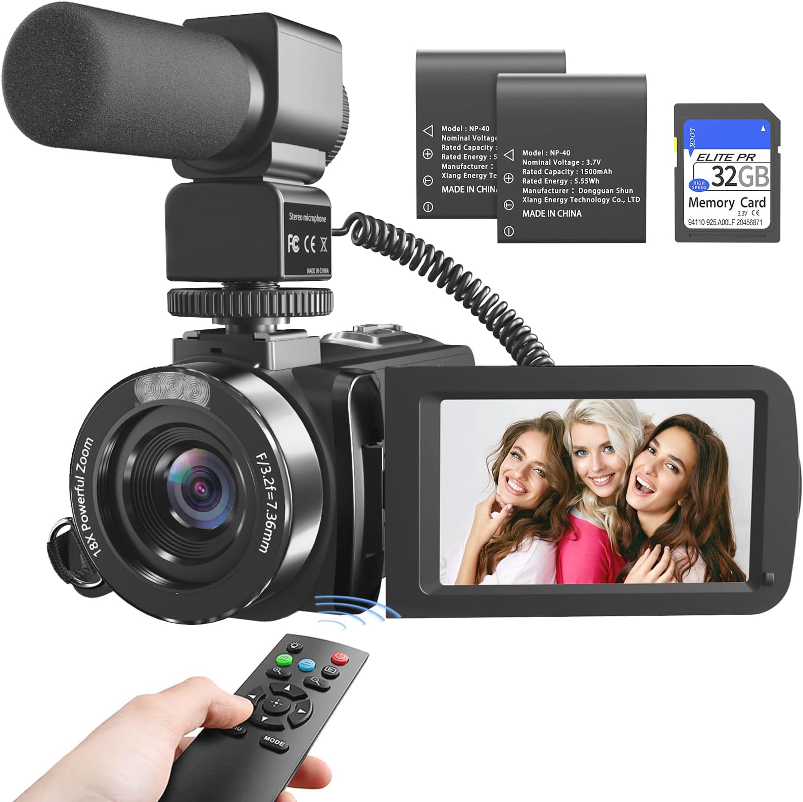 Amazon.com : Video Camera 8k Camcorder 48MP UHD WiFi IR Night Vision ...