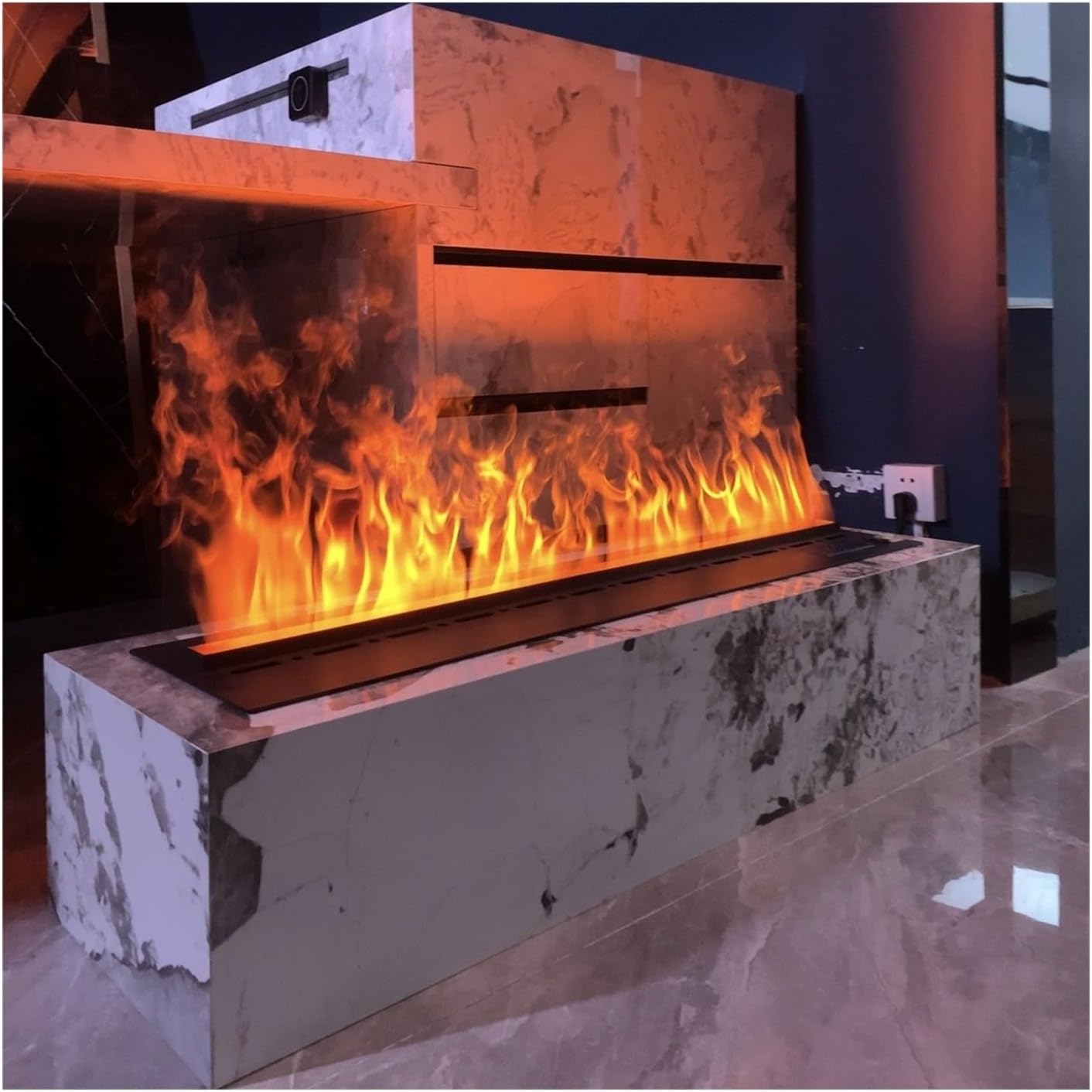 Amazon.com: Electric Fireplace Electric Fireplace 3D Atomized Fireplace ...