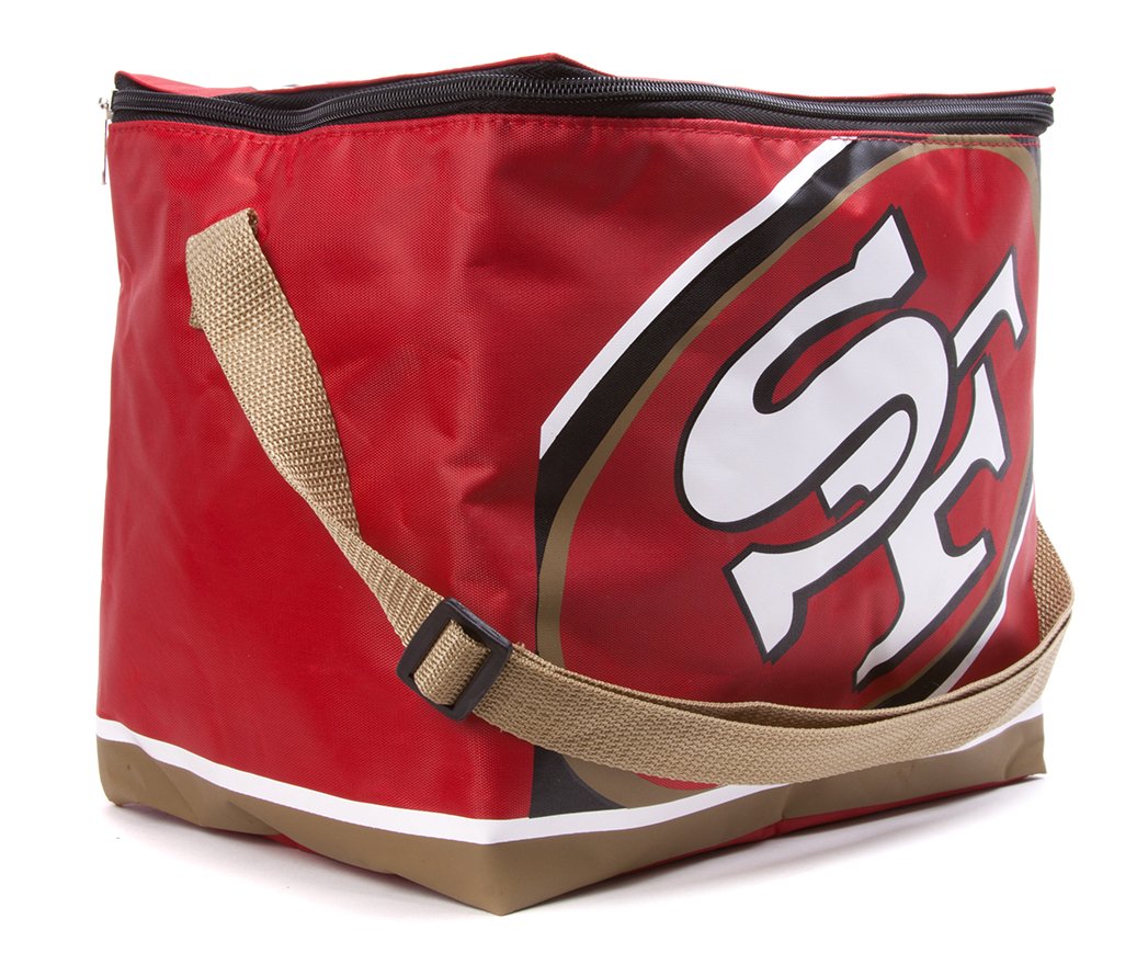 Amazon.com: San Francisco 49ers Lunch Bag: 6 Pack Zipper Cooler ...