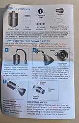 EVERGLOW High-Output Shower Filter, 100% Removes Chlorine, Moisturizes ...