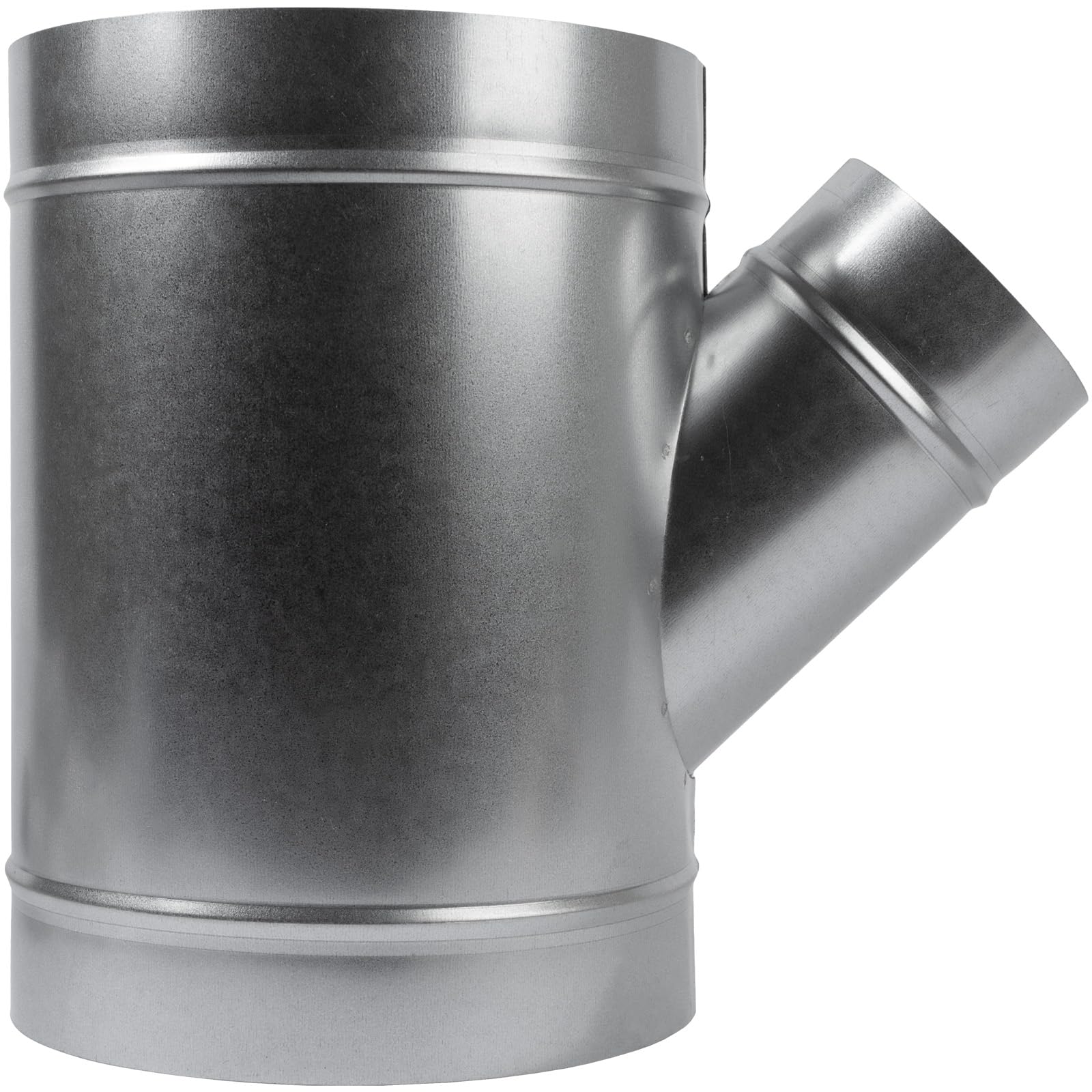 8" Inch to 4" Inch Branch Wye-Shape Ducting Splitter - 45 Degree ...