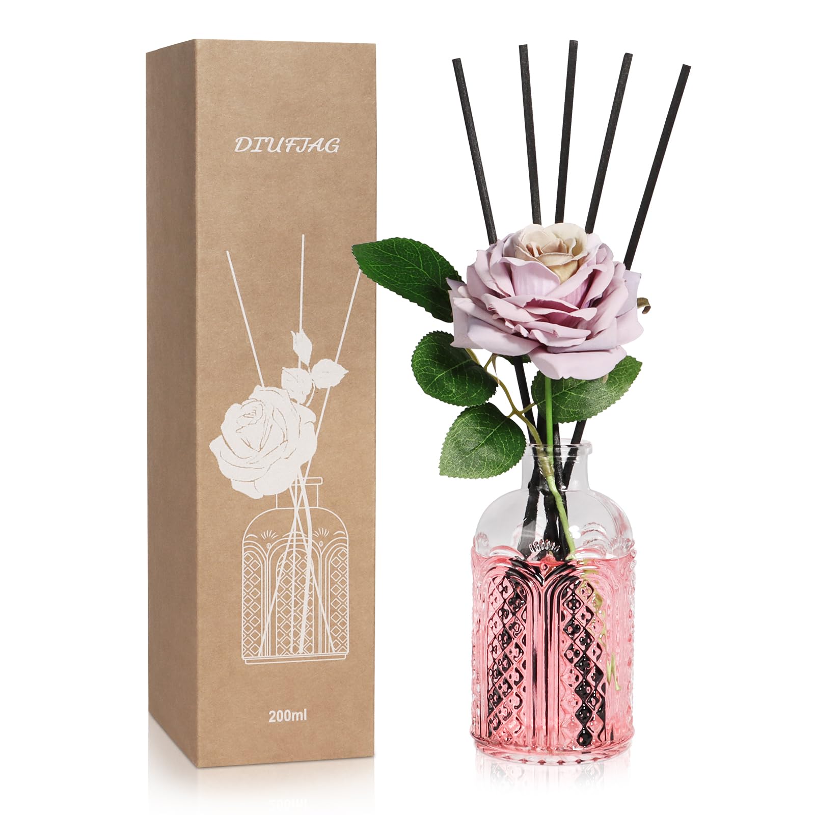 Amazon.com: 6.7 oz Reed Diffuser Set, Miss Coco Scent Diffuser for Home ...