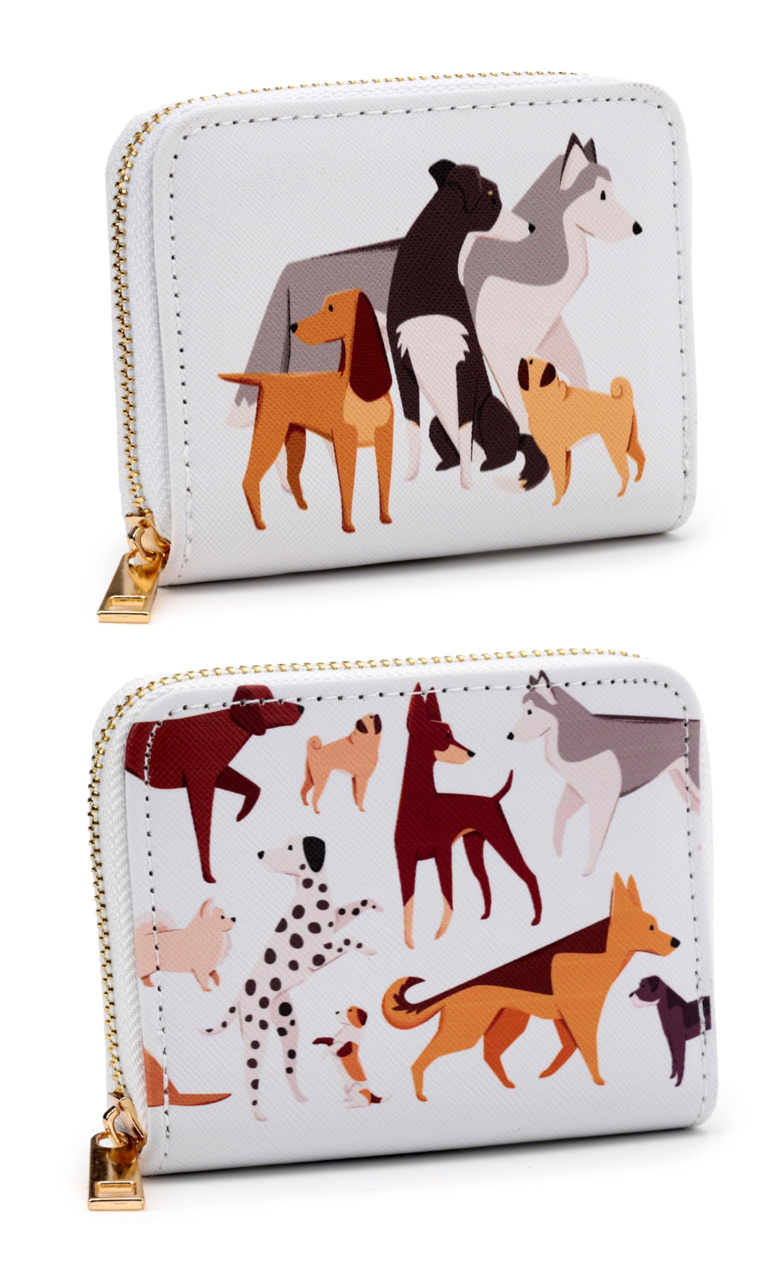 Puckator Barks Dog Zip Around Small Wallet Purse - Ladies Women's ...