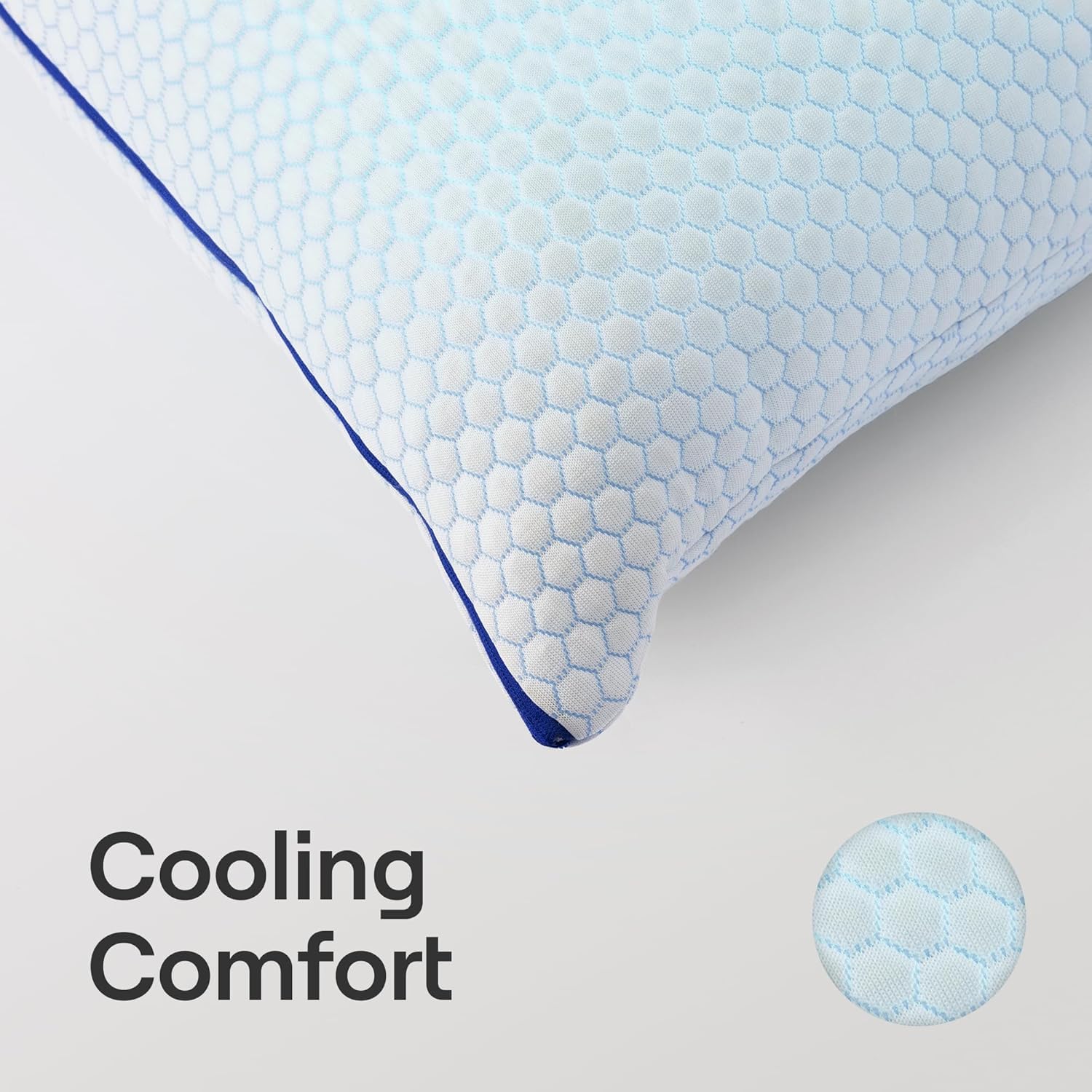 Snapklik.com : Tri-Comfort Cooling Pillow 4-Pack - Adjustable Support ...