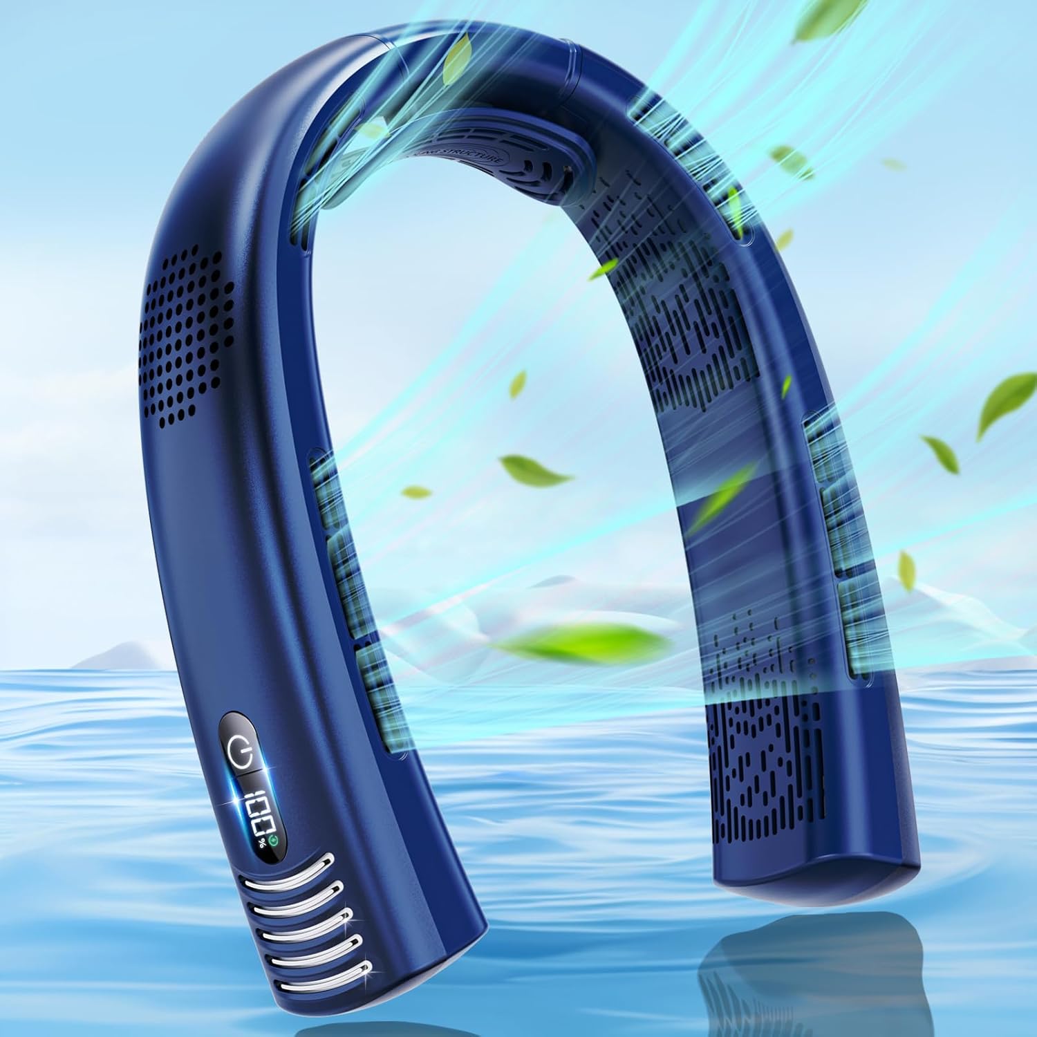 Amazon.com: AUIIAH Neck Fan - Portable Neck Fans That Blow Cold Air ...