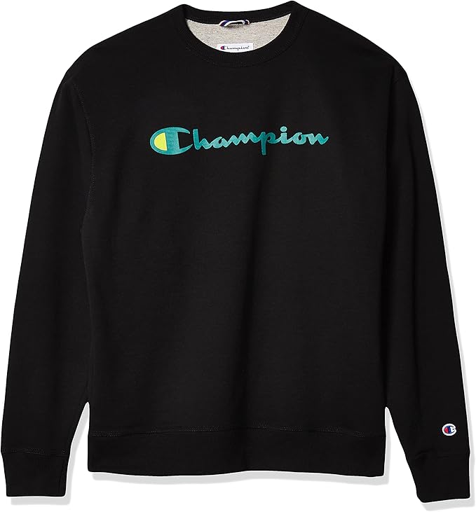 Champion Men's Crewneck Sweatshirt, Powerblend Fleece Crew Sweatshirt ...