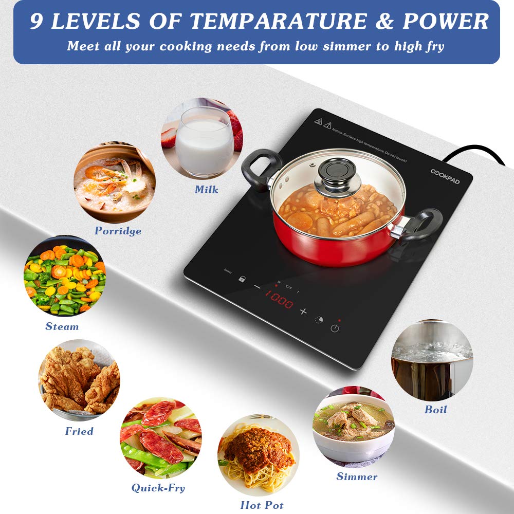 Cookpad Induction Hob Single Cooktop Portable Hotpot Electric Cooker ...