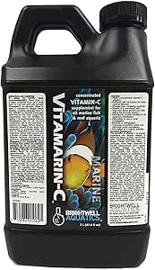 Brightwell Aquatics Vitamarin C - Concentrated Vitamin C Supplement for Marine Aquariums : Buy ...