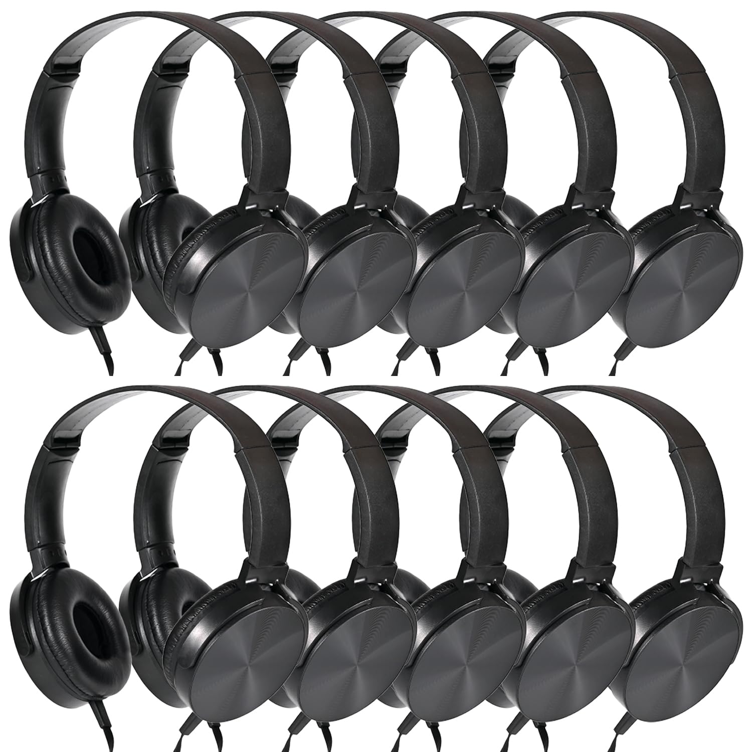 Amazon.com: Yoley Classroom Headphones Bulk 10 Pack,Students On Ear ...