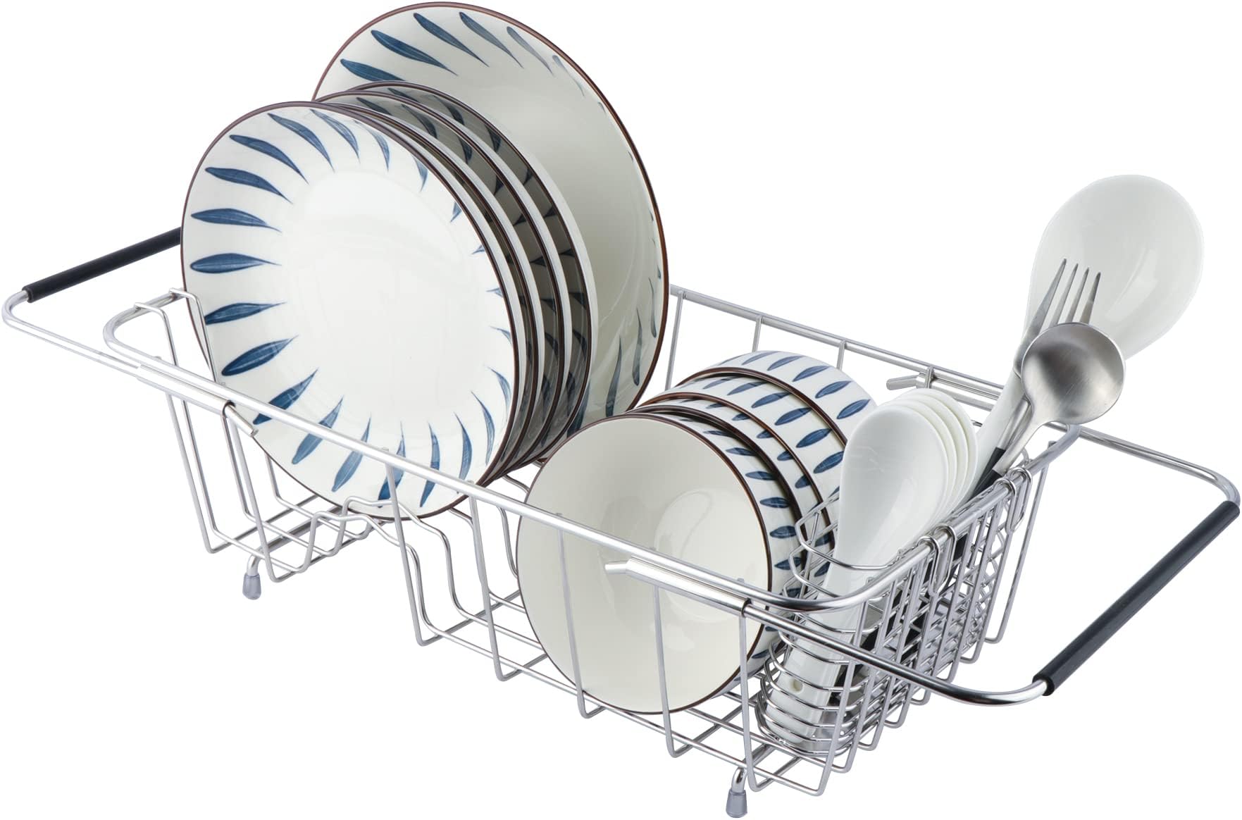 Amazon.com - Kitchen Details Sink Dish Drainer Drying Rack | Dimensions ...