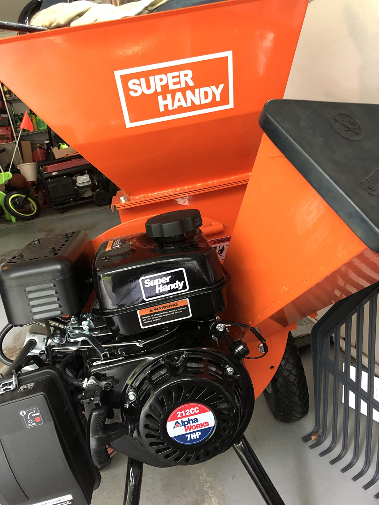 Amazon.com : AlphaWorks Gas Engine 7HP 212cc Motor Horizontal 4 Stroke ...