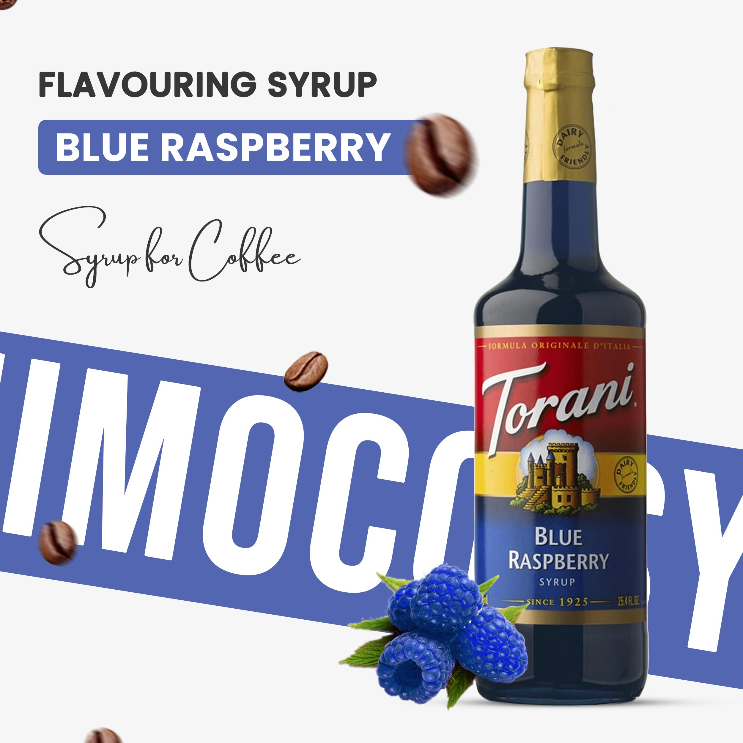 Snapklik.com : Jimoco Syrup Pump Dispenser + Torani Blue Raspberry Syrup