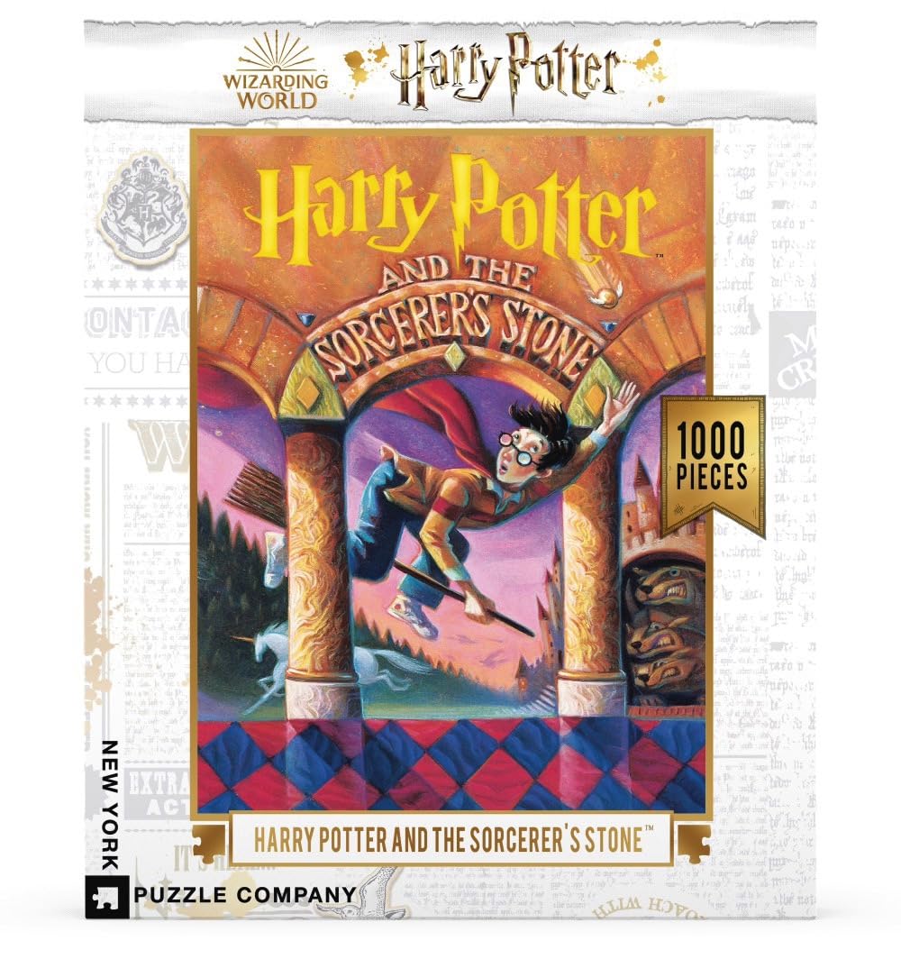 New York Puzzle Company Harry Potter Sorcerers Stone 1000 Piece ...