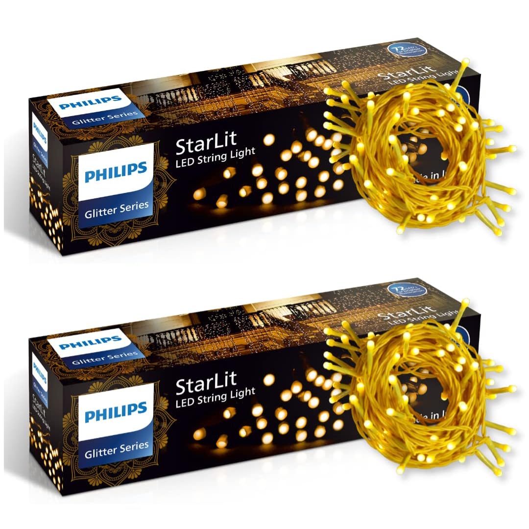 PHILIPS Starlit 12 Meter 72 LEDs String Light for Decoration | Festival ...