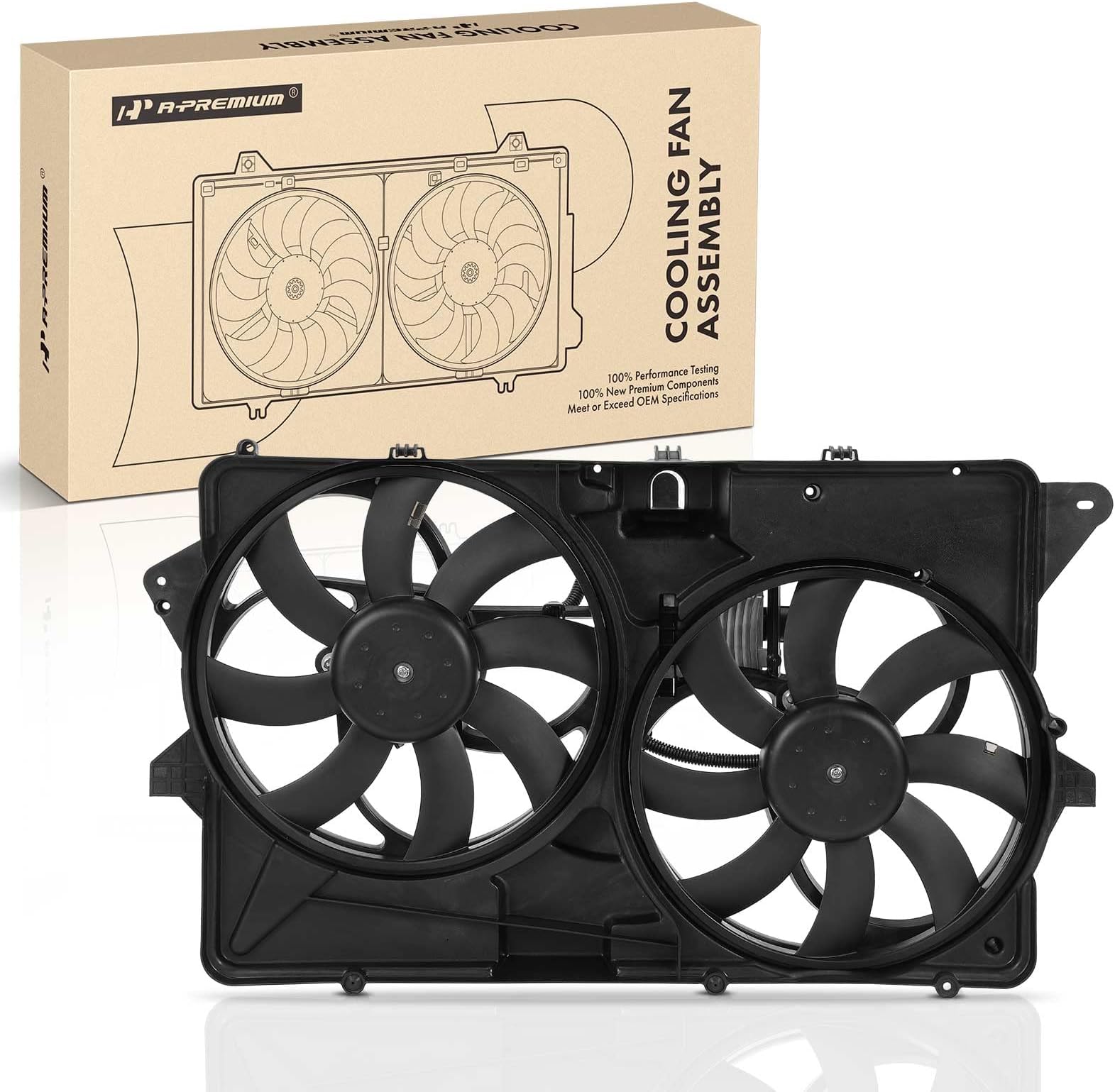 Amazon.com: A-Premium Engine Radiator Cooling Fan Assembly Compatible ...