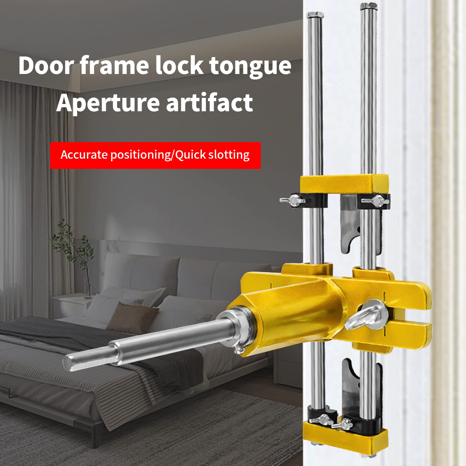 Door Lock Installation Kit,Door Lock Jig Adjustable Guide Template ...