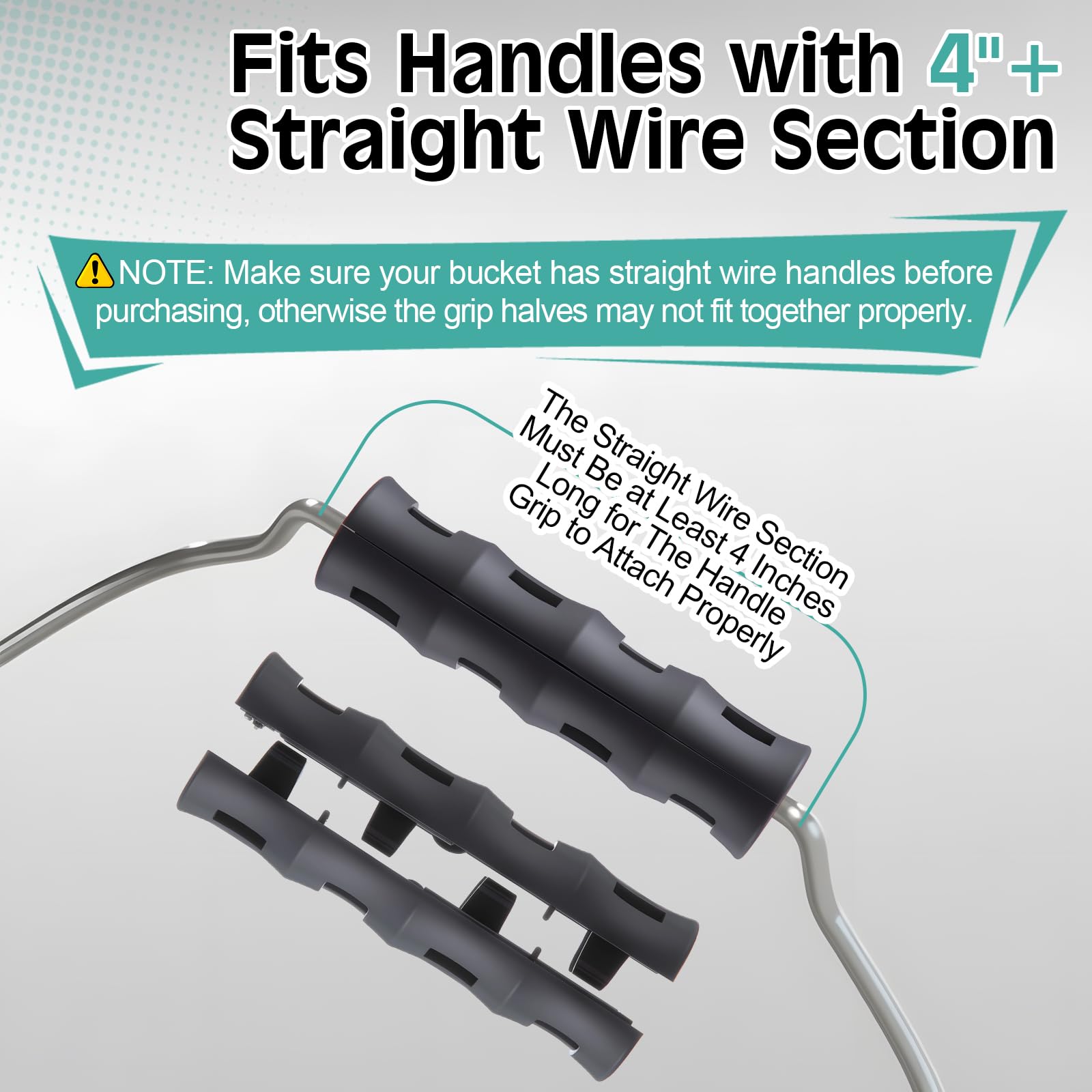 Snapklik.com : Gulfmew 4 Pack Bucket Handles Replacement, Plastic ...