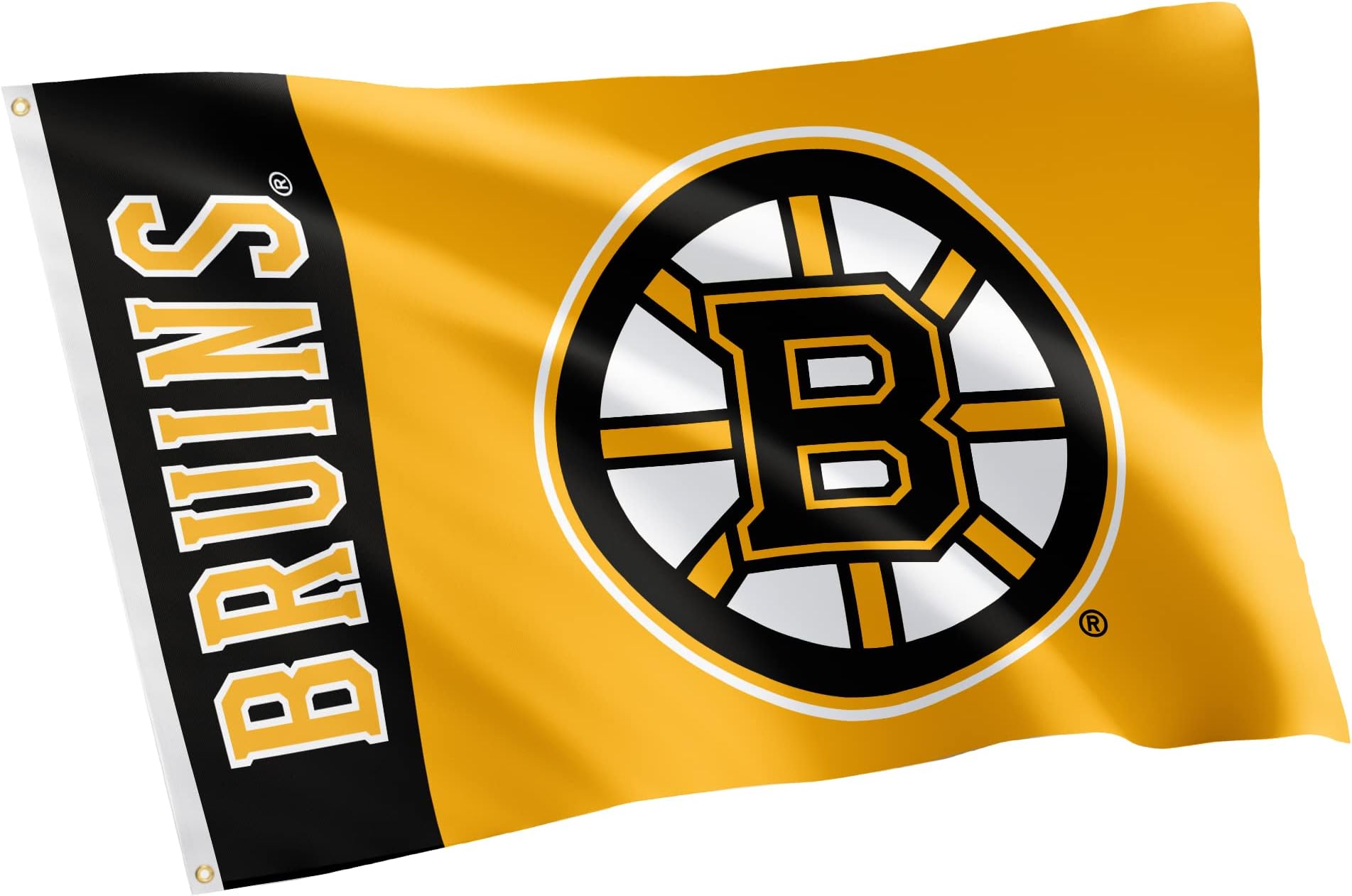 Amazon.com : Boston Bruins Gold Flag 3x5 Feet Banner : Sports & Outdoors