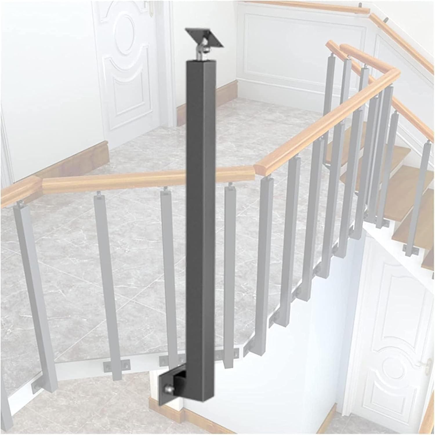 Amazon.com: Side Mount Stair Railings Kit, 270° Adjustable Heavy Duty ...