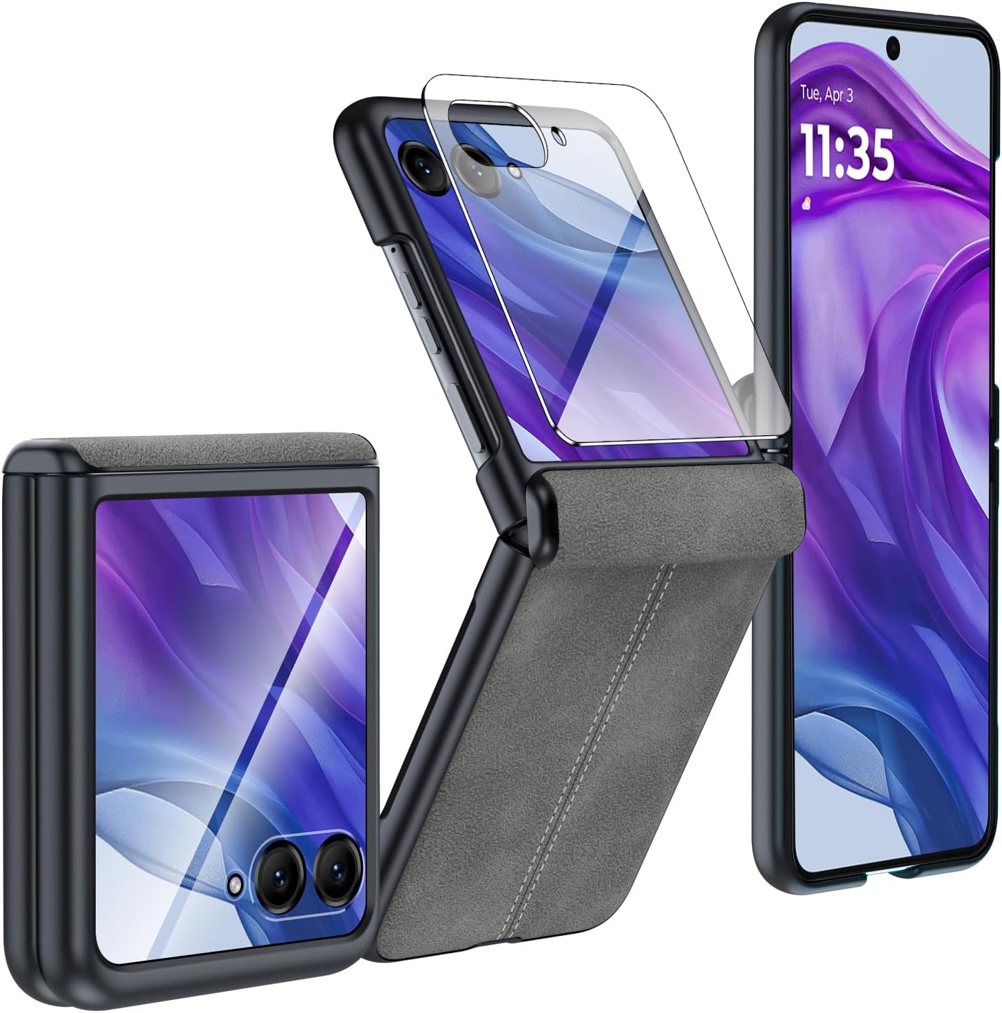 Amazon.com: Case for Moto Razr 50 Ultra,Military Grade [Built-in ...