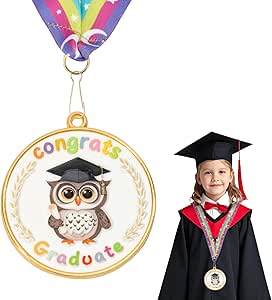 Amazon.com : Preschool Kindergarten Congrats Graduation Medal ...
