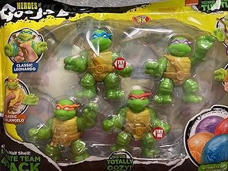 Amazon.com: Heroes of Goo Jit Zu Teenage Mutant Ninja Turtles | 4 Pack ...