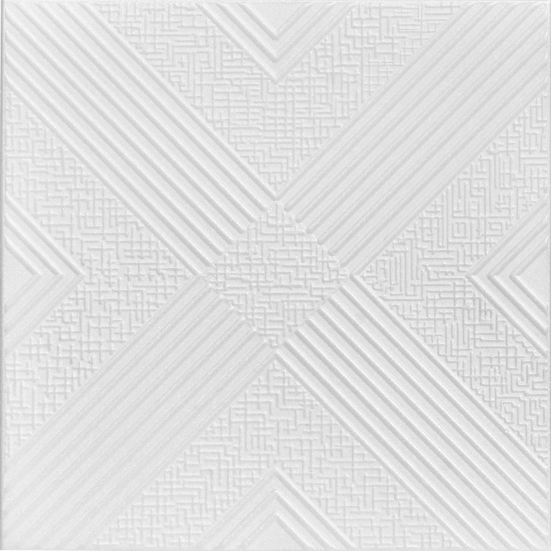 A La Maison Ceilings R06 Pyramid Illusion Foam Glue-up Ceiling Tile (21 ...