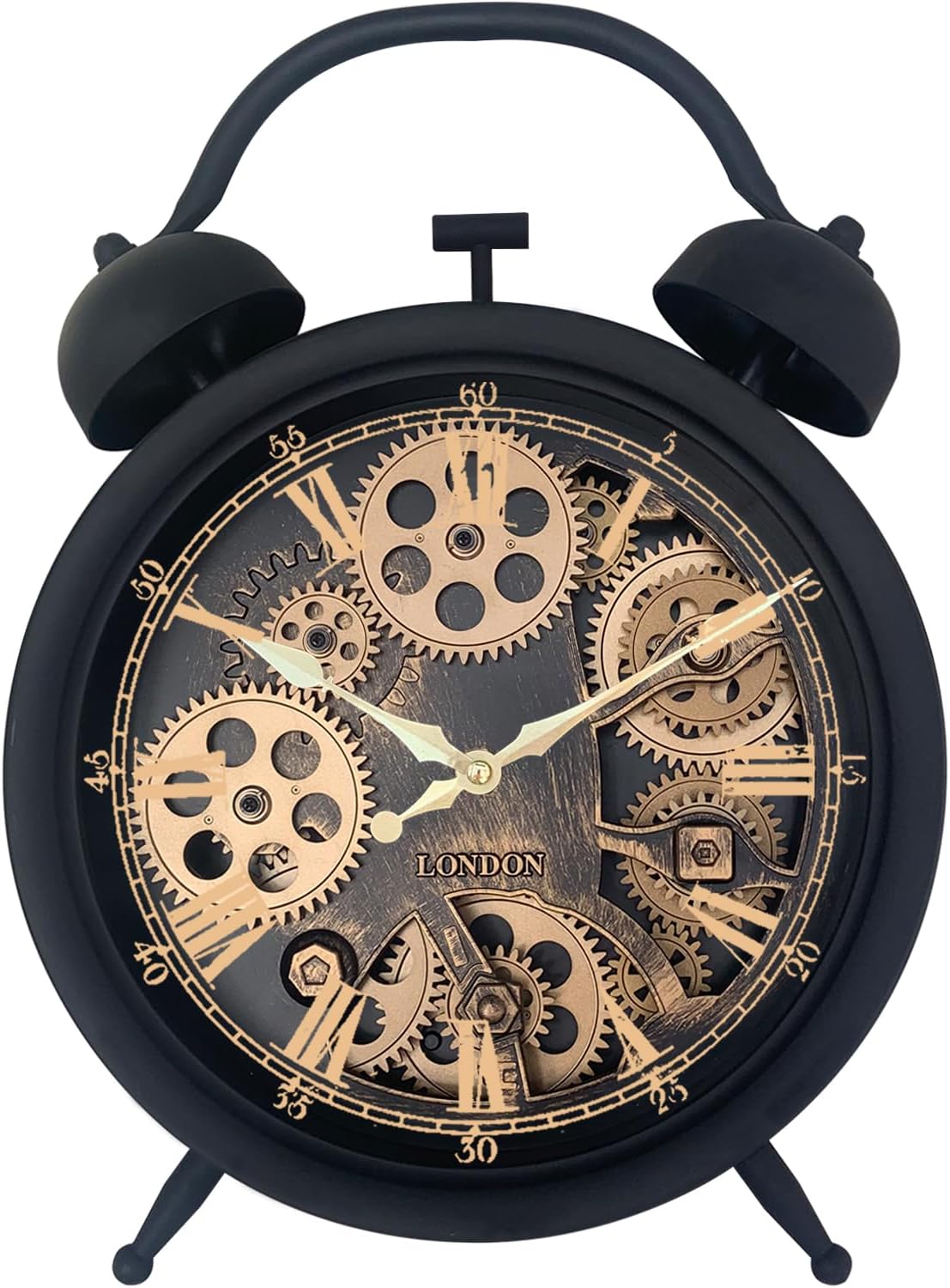Amazon.com: Westzytturm 15 inch Large Wall Clock with Real Moving Gears ...