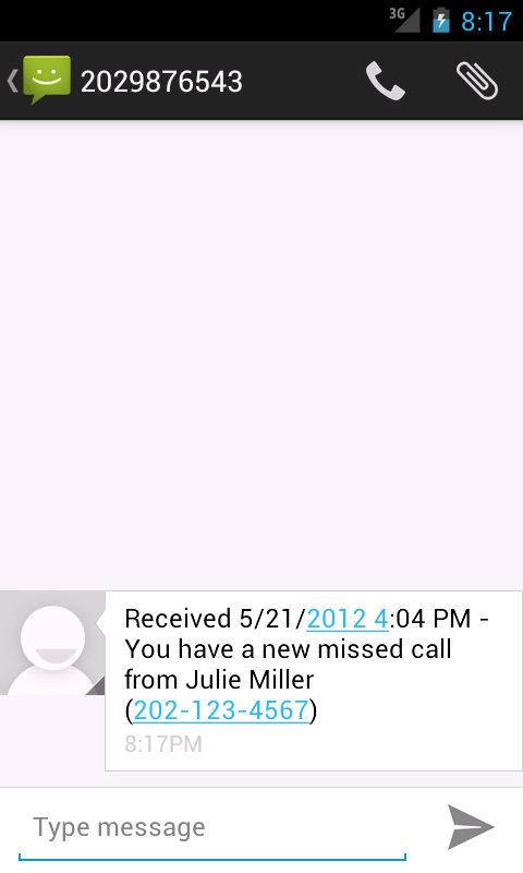 Missed Call Messenger Lite - App on Amazon Appstore