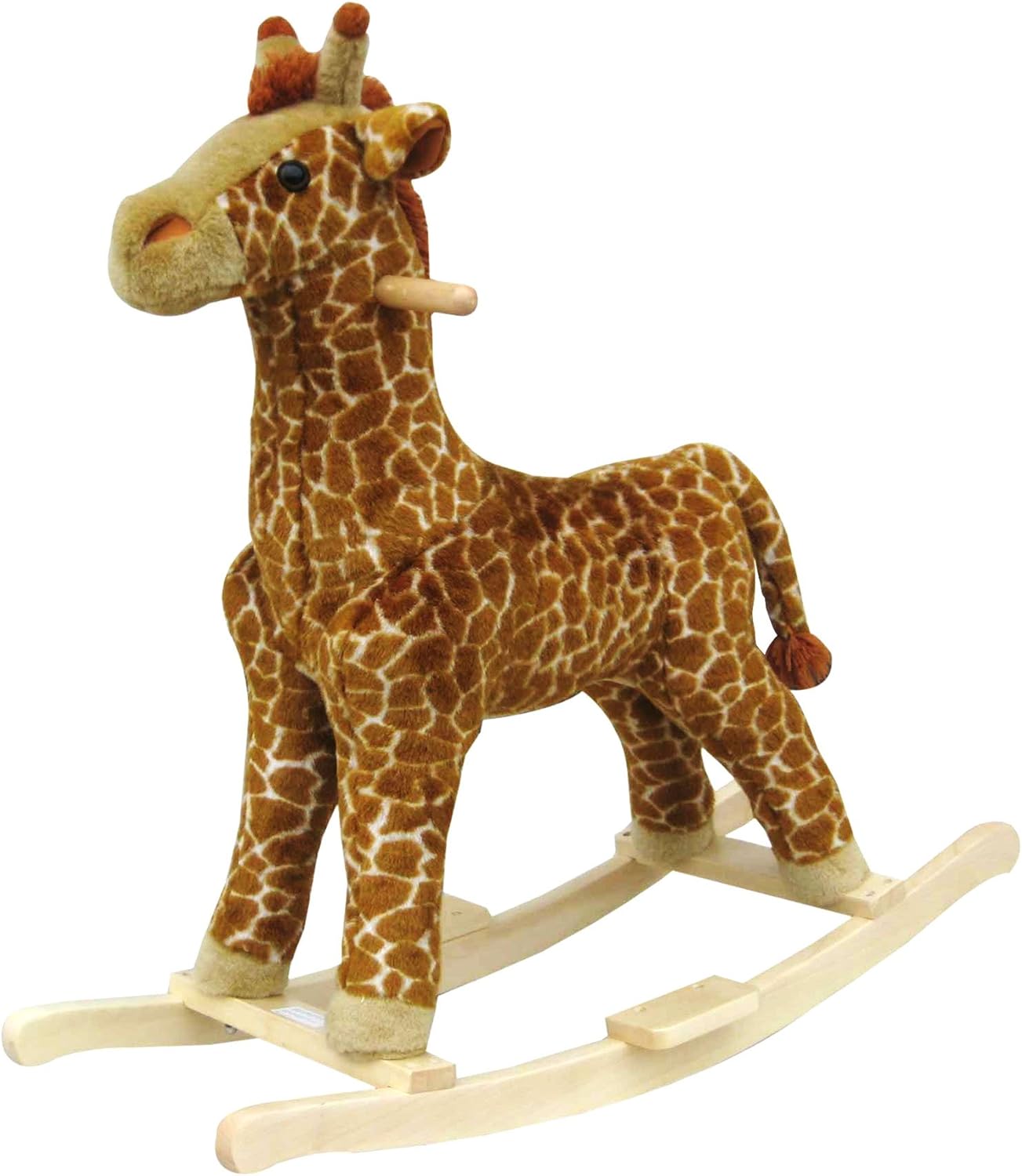 Amazon.com: Happy Trails Giraffe Plush Rocking Animal : Toys & Games