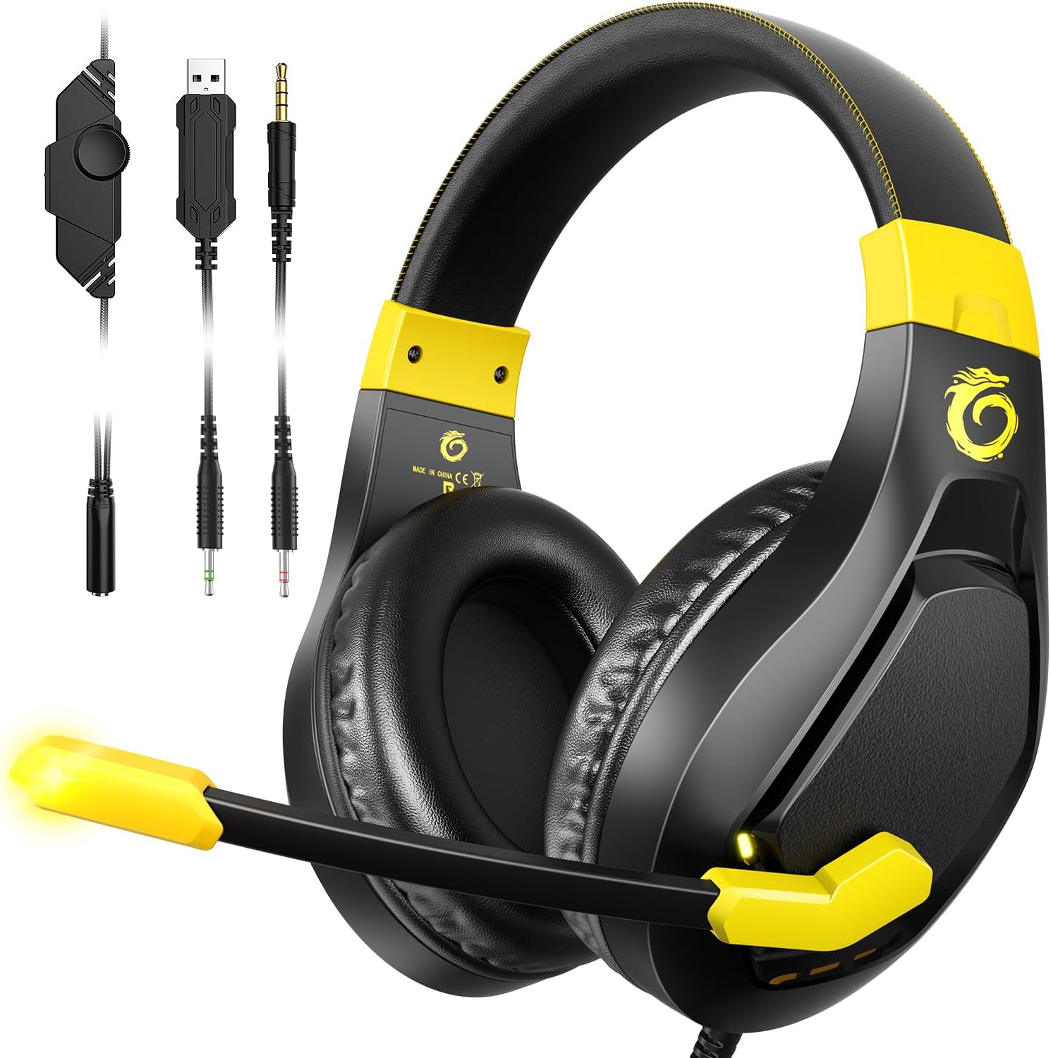 Amazon.com: VersionTECH. GE003 Gaming Headset, Headsets for PS4 PC Xbox ...