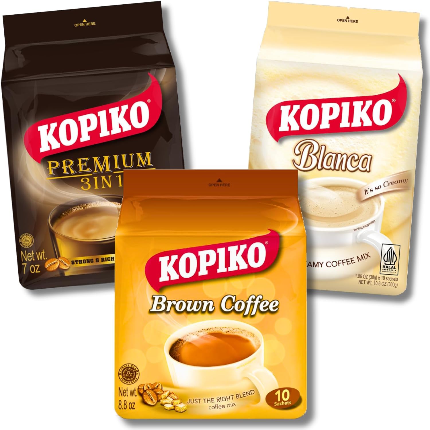 Amazon.com : Kopiko Brown Instant Coffee Mix - The Irresistibly ...