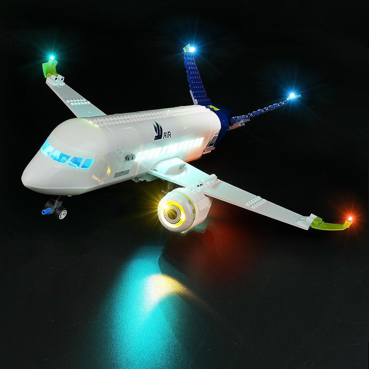 Amazon.com: Rorliny LED Light Kit for Lego City Passenger Airplane ...