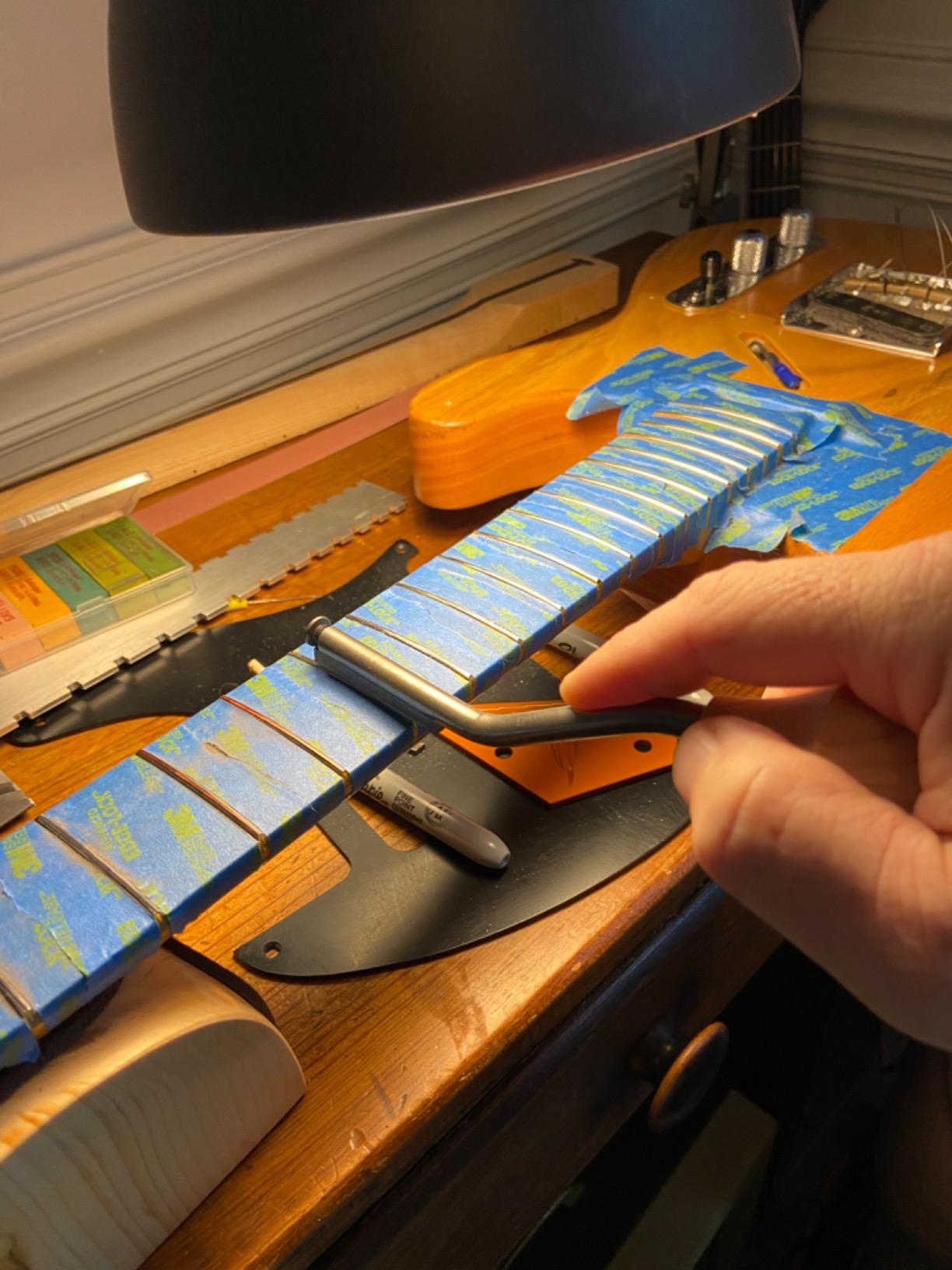 Amazon.com: ALS Guitar Fret File Set with Instructions - 3 in 1 Fret ...