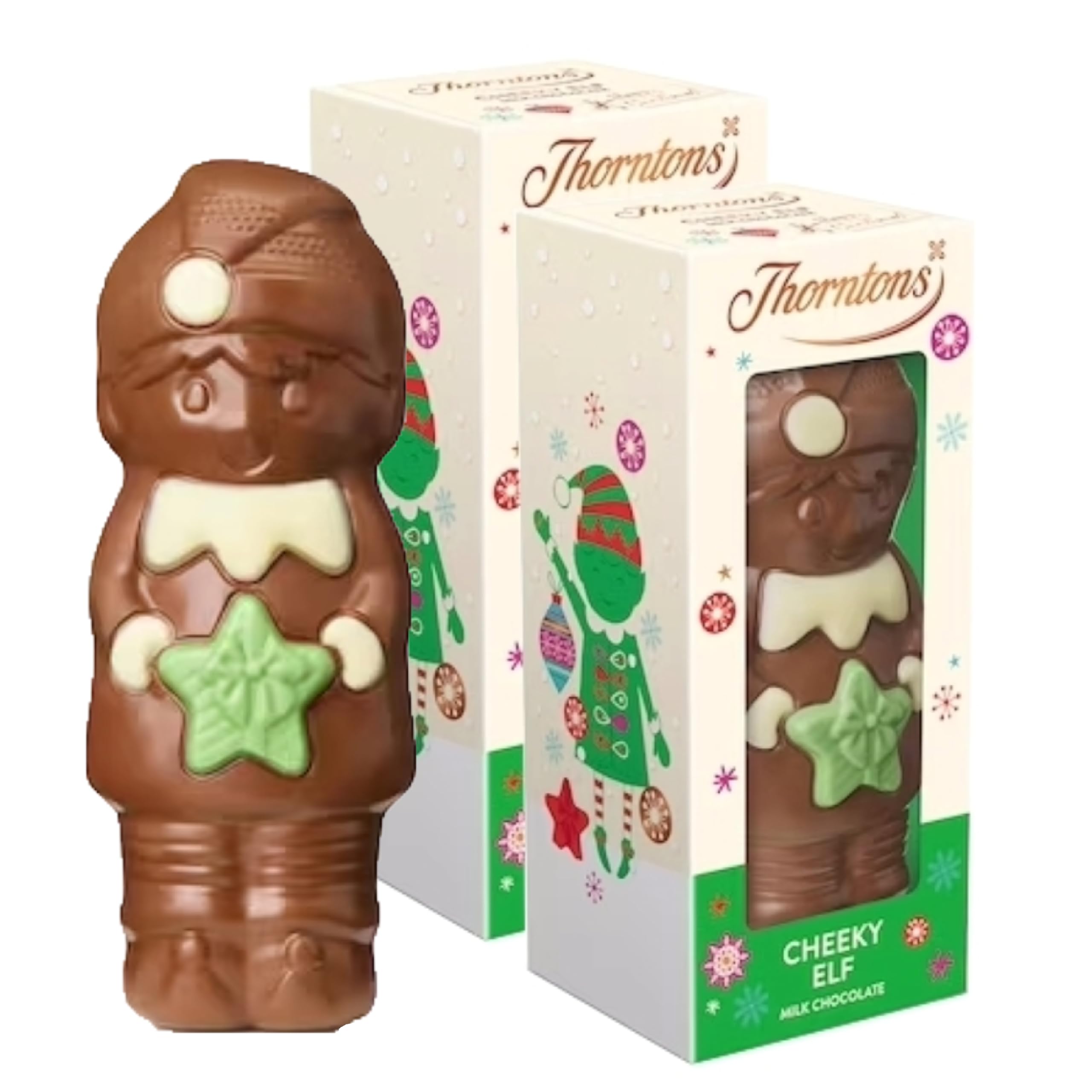 Thorntons Christmas Chocolate Bulk Buy - Pack of 2 x 90g Milk Chocolate ...